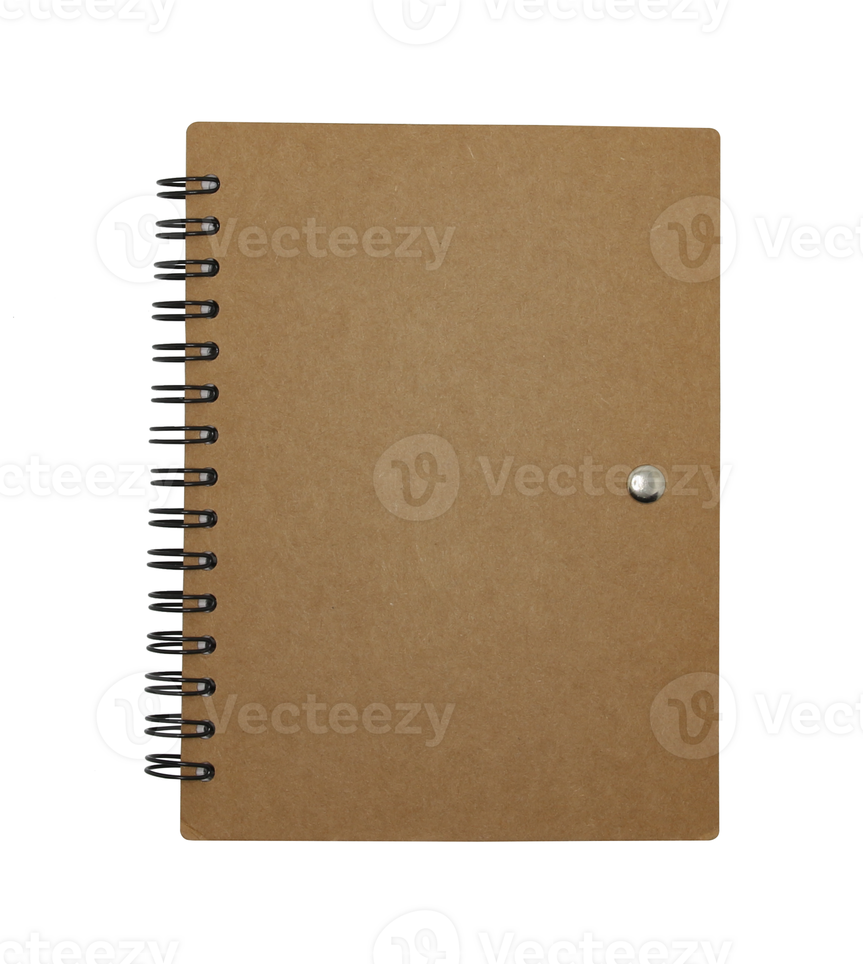 Blank notebook paper with ring spine on transparent background png file ...