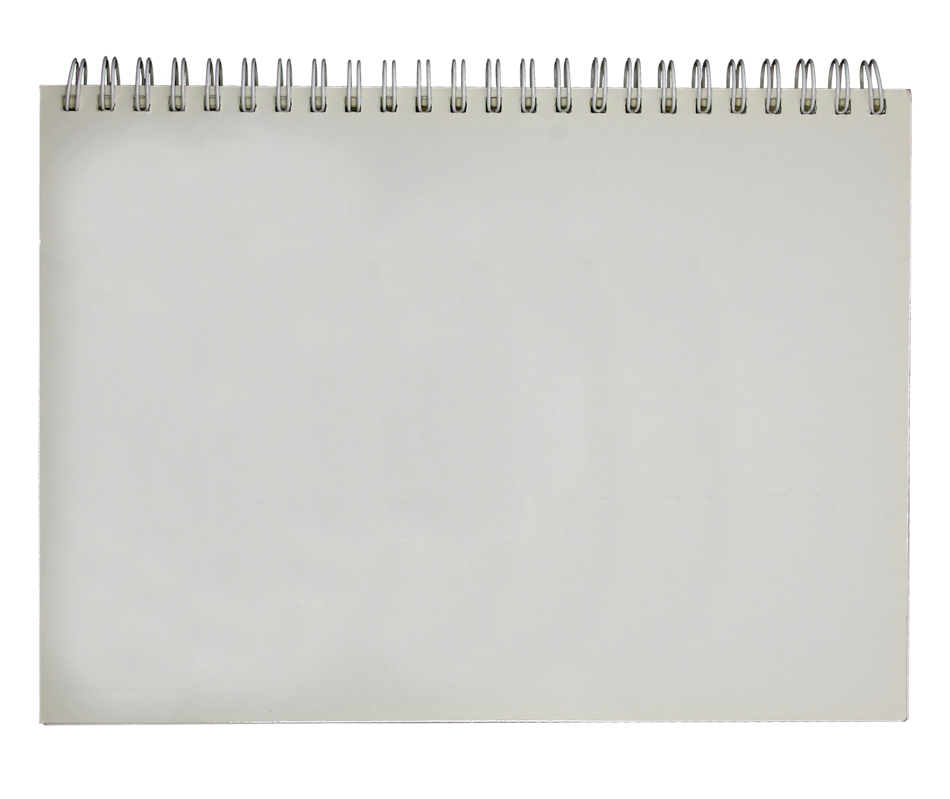 Blank notebook paper with ring spine on transparent background png file ...