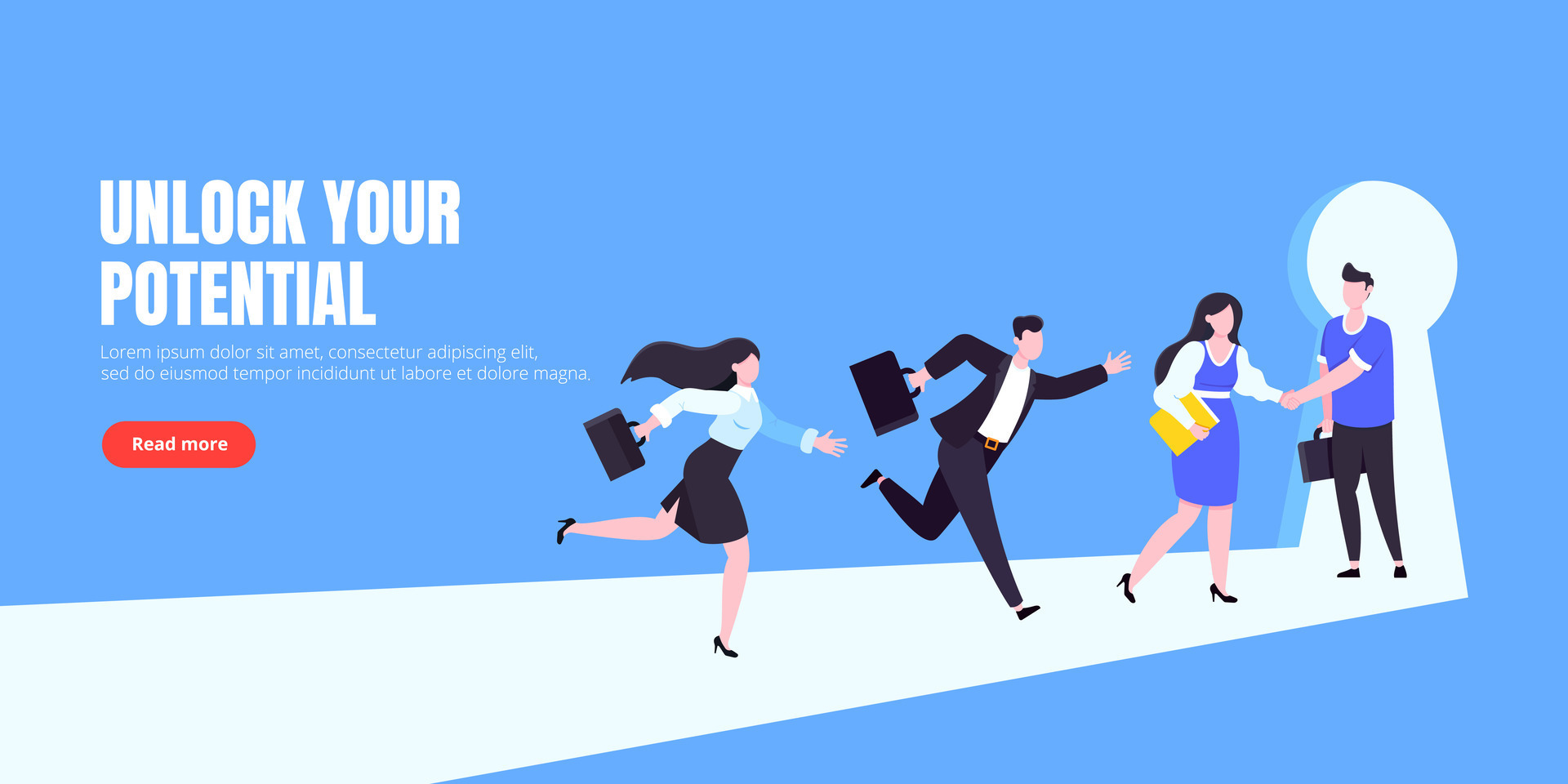 Unlock your opportunity concept with keyhole and ambitious people ... Unlock your opportunity concept with keyhole and ambitious people ...