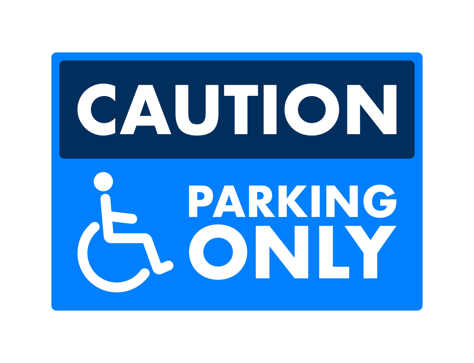 Disabled parking only. Car Parking Sign. Vector stock illustration ... Disabled parking only. Car Parking Sign. Vector stock illustration ...