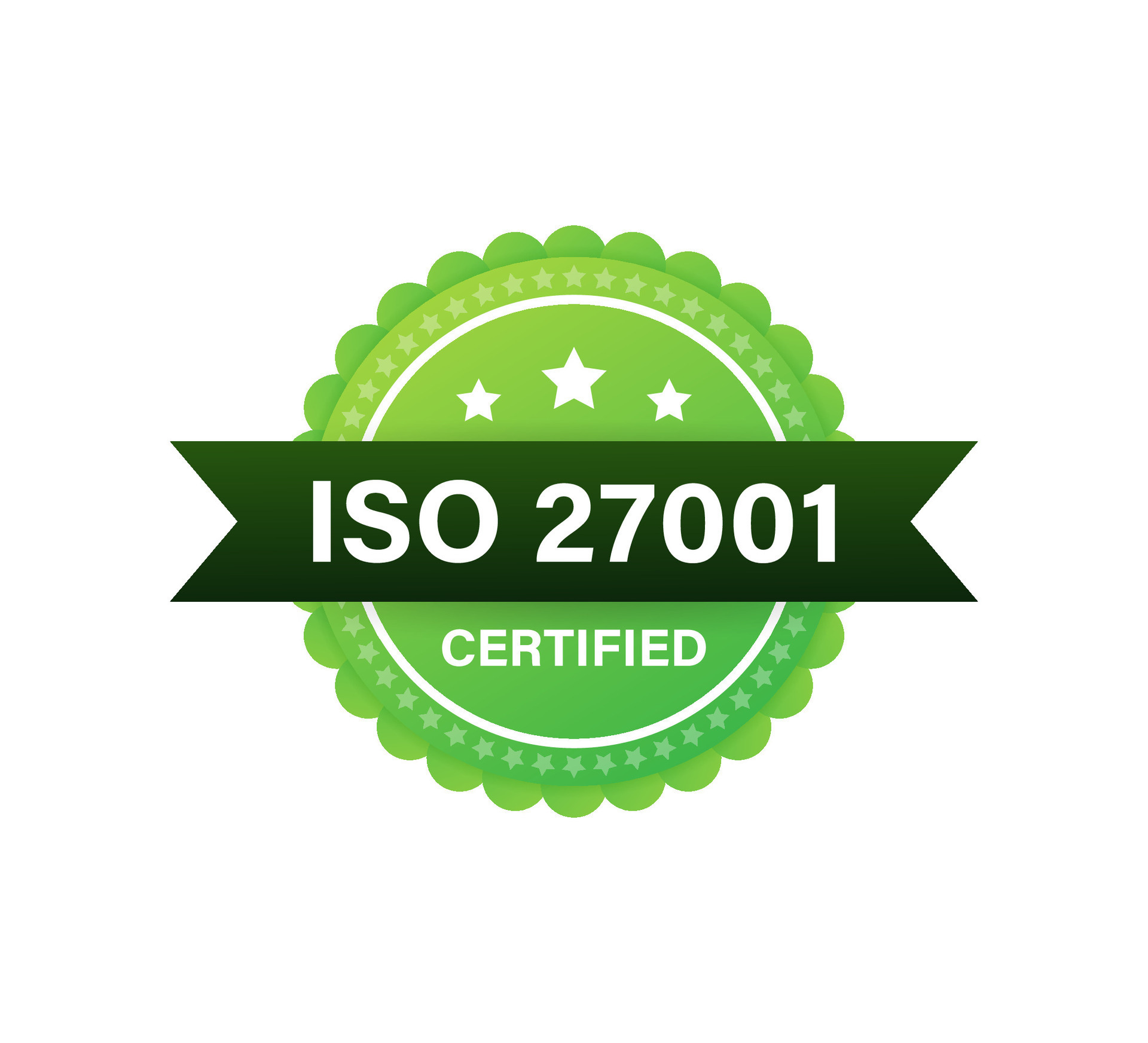 ISO 27001 Certified badge, icon. Certification stamp. Flat design ... ISO 27001 Certified badge, icon. Certification stamp. Flat design ...