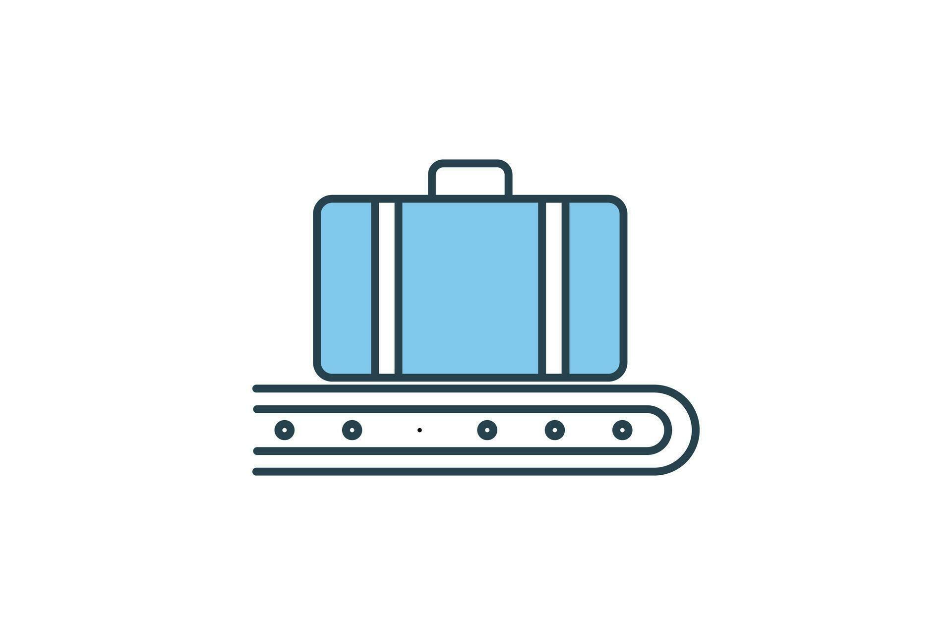 Baggage Icon Icon Related To Airport Baggage Claim Suitable For Web Site Design App User
