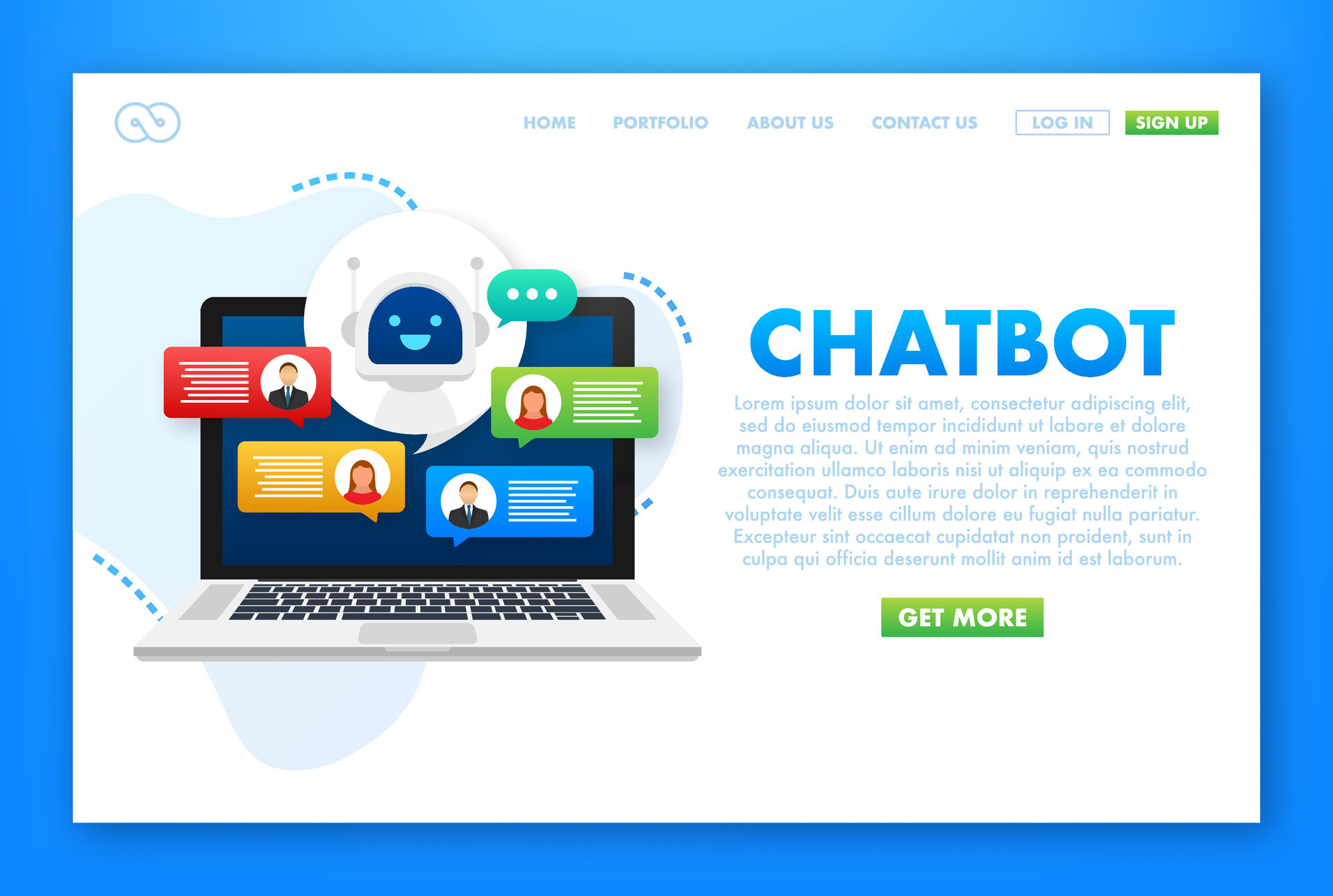 Vector flat modern style cartoon character illustration icon design ...