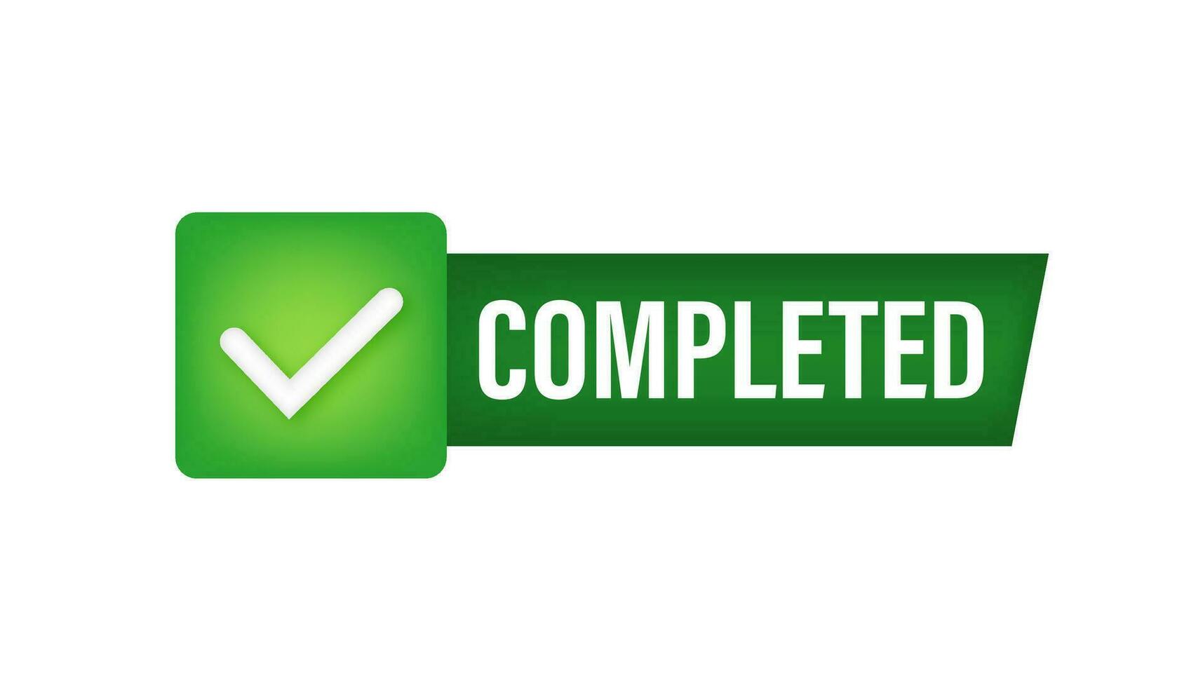 Completed Tick Checkmark Stamp Sticker Vector Stock Illustration 29900369 Vector Art At Vecteezy