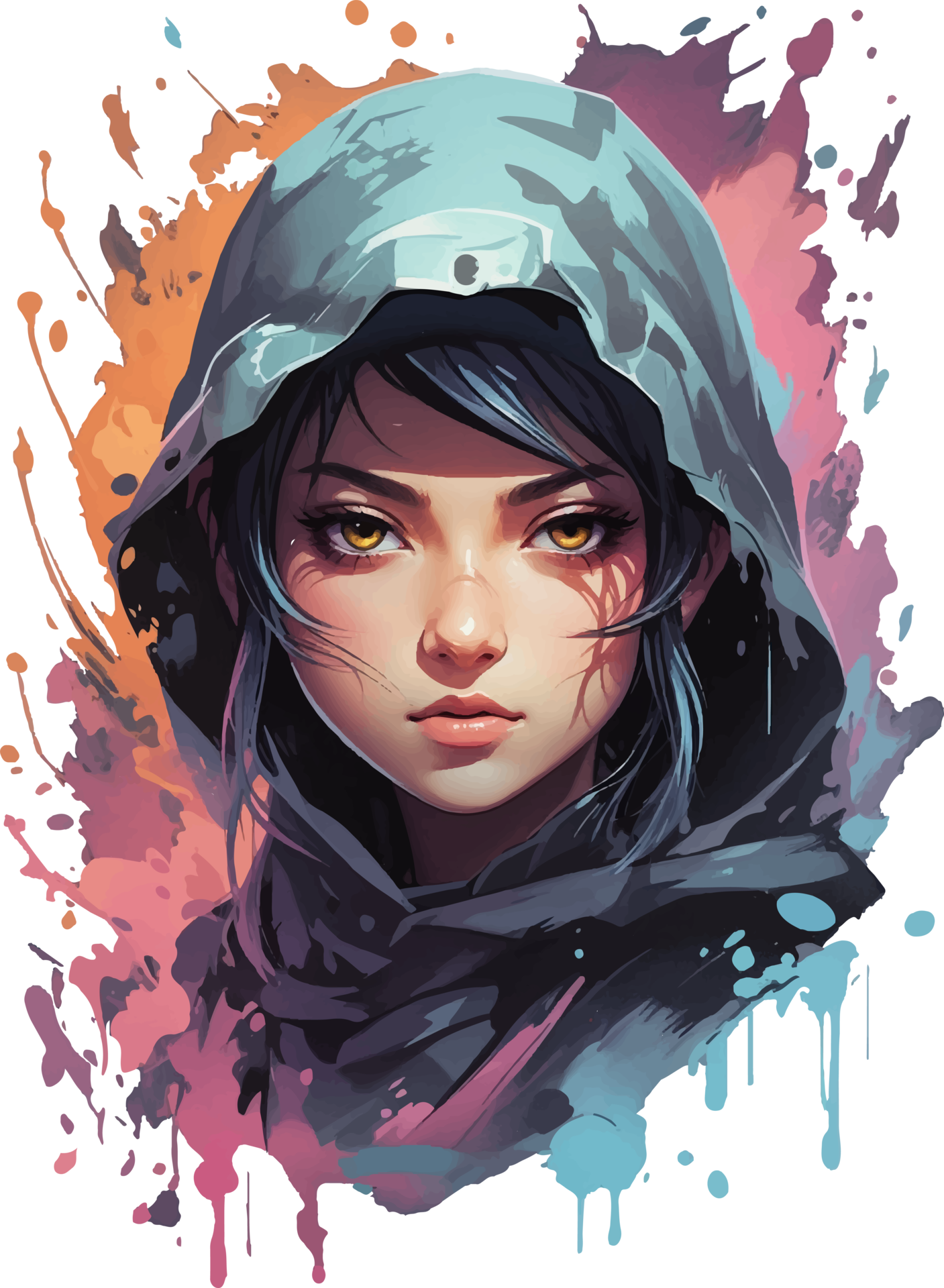 Ninja Girl Clip Art Ai Generative 29904713 Png