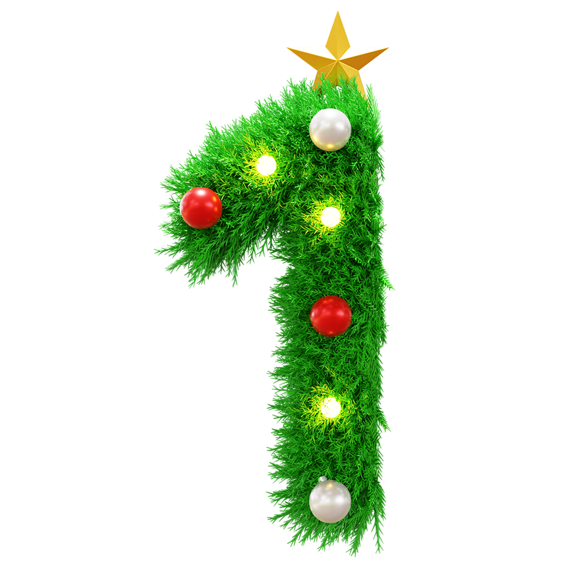 Christmas Time Countdown Number With 3d Grass Text 29908609 PNG christmas-time-countdown-number-with-3d-grass-text-29908609-png