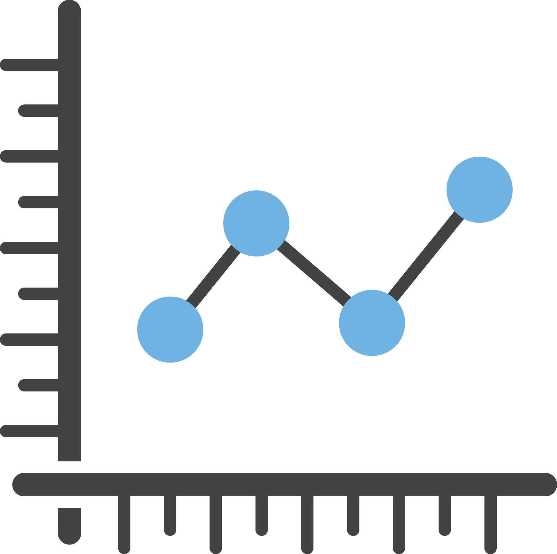 Line Graph Icon Image. 29917886 Vector Art at Vecteezy
