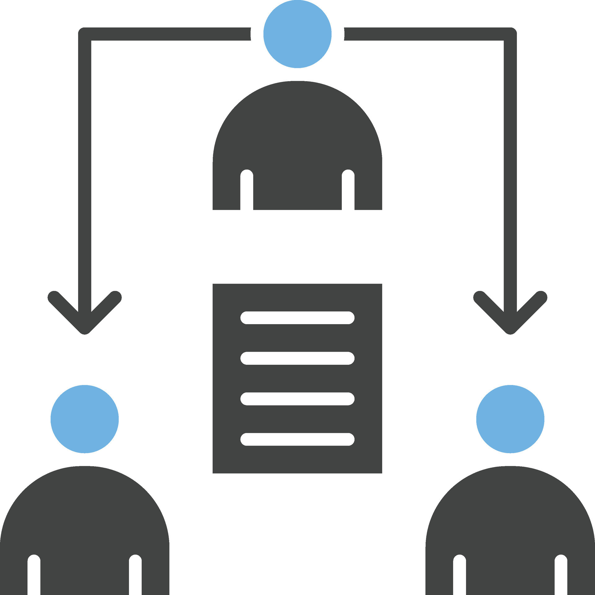 Delegating Task Icon Image 29917950 Vector Art At Vecteezy