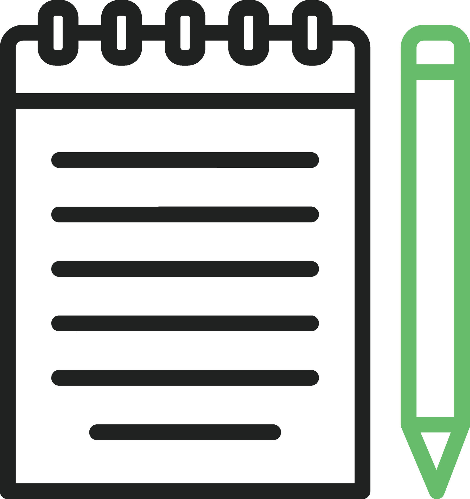 Notepad icon vector image. Suitable for mobile apps, web apps and print ...