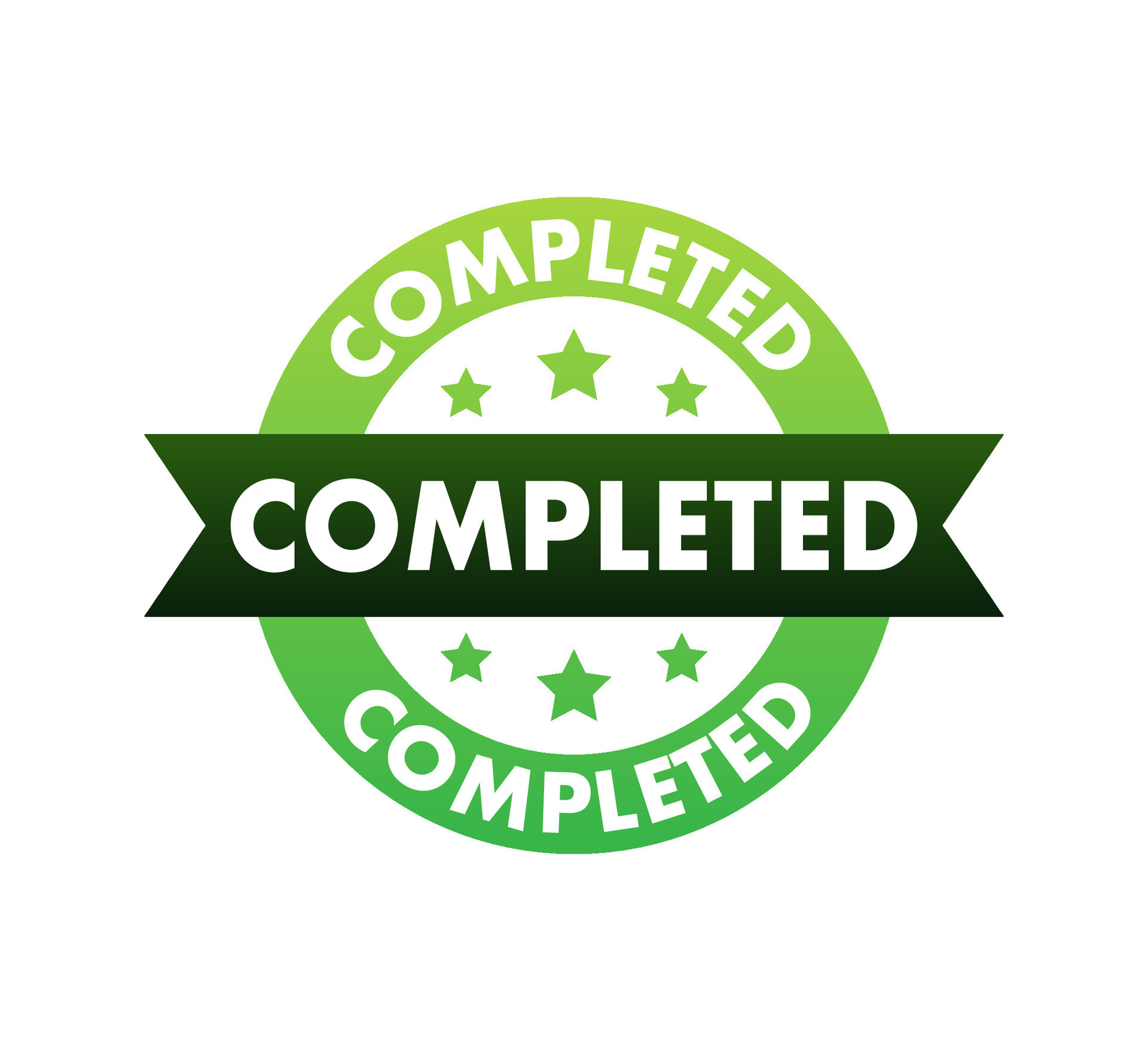 Completed tick, Checkmark stamp, sticker Vector stock illustration ... Completed tick, Checkmark stamp, sticker Vector stock illustration ...