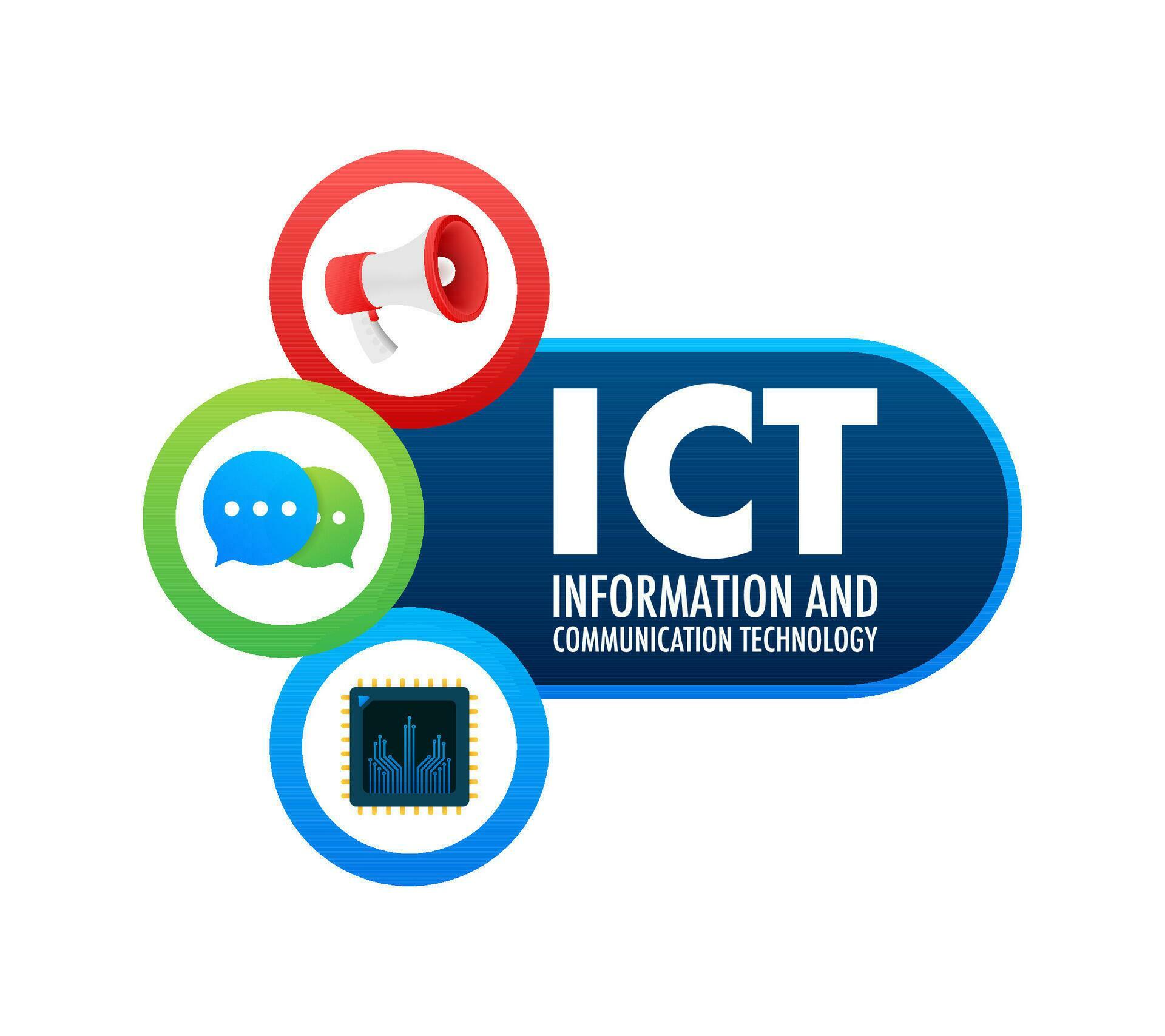 Ict, great design for any purposes. Vector background. Digital security concept. 29921112 Vector ...