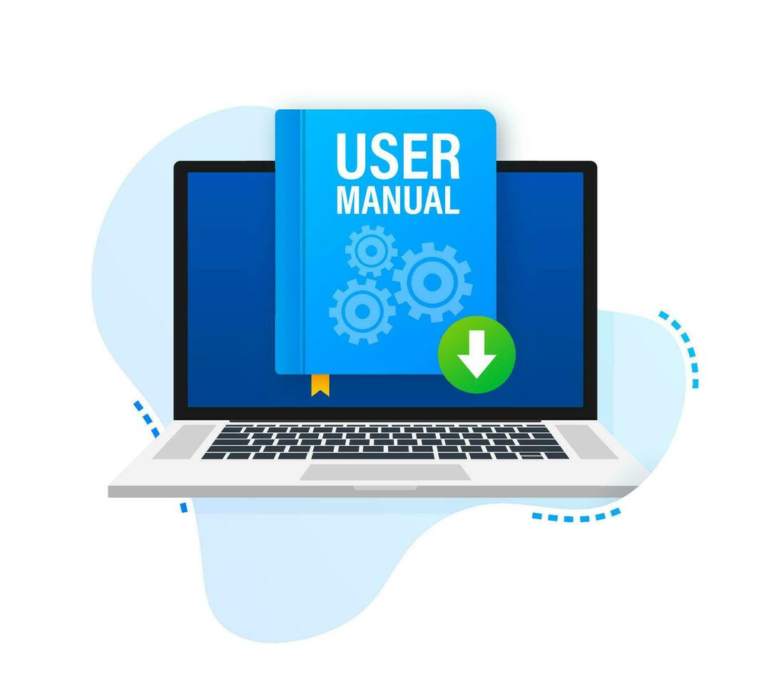 Download User manual book illustration in flat style. Vector illustration. 29921266 Vector Art ...