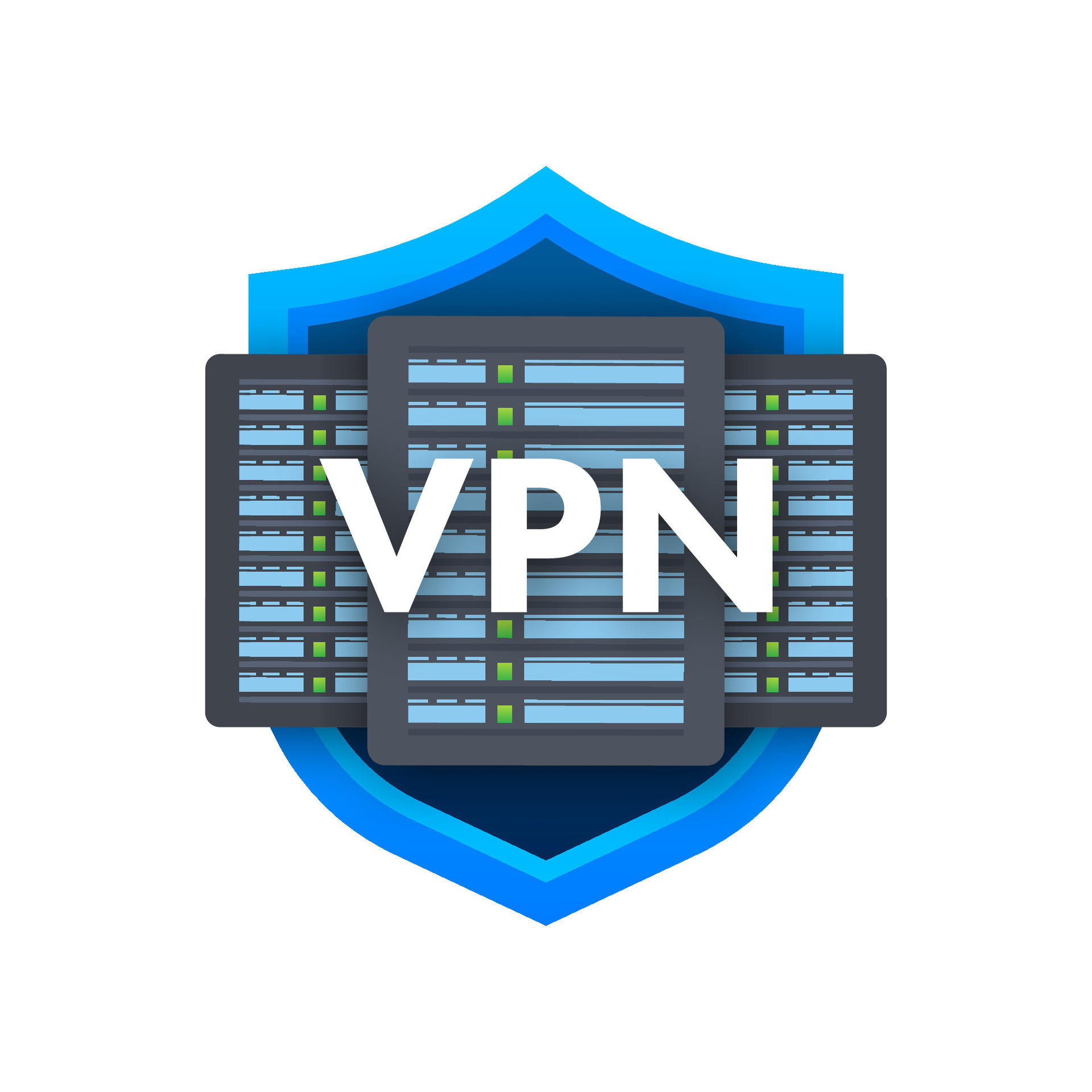 Secure Vpn Connection Concept Virtual Private Network Connectivity