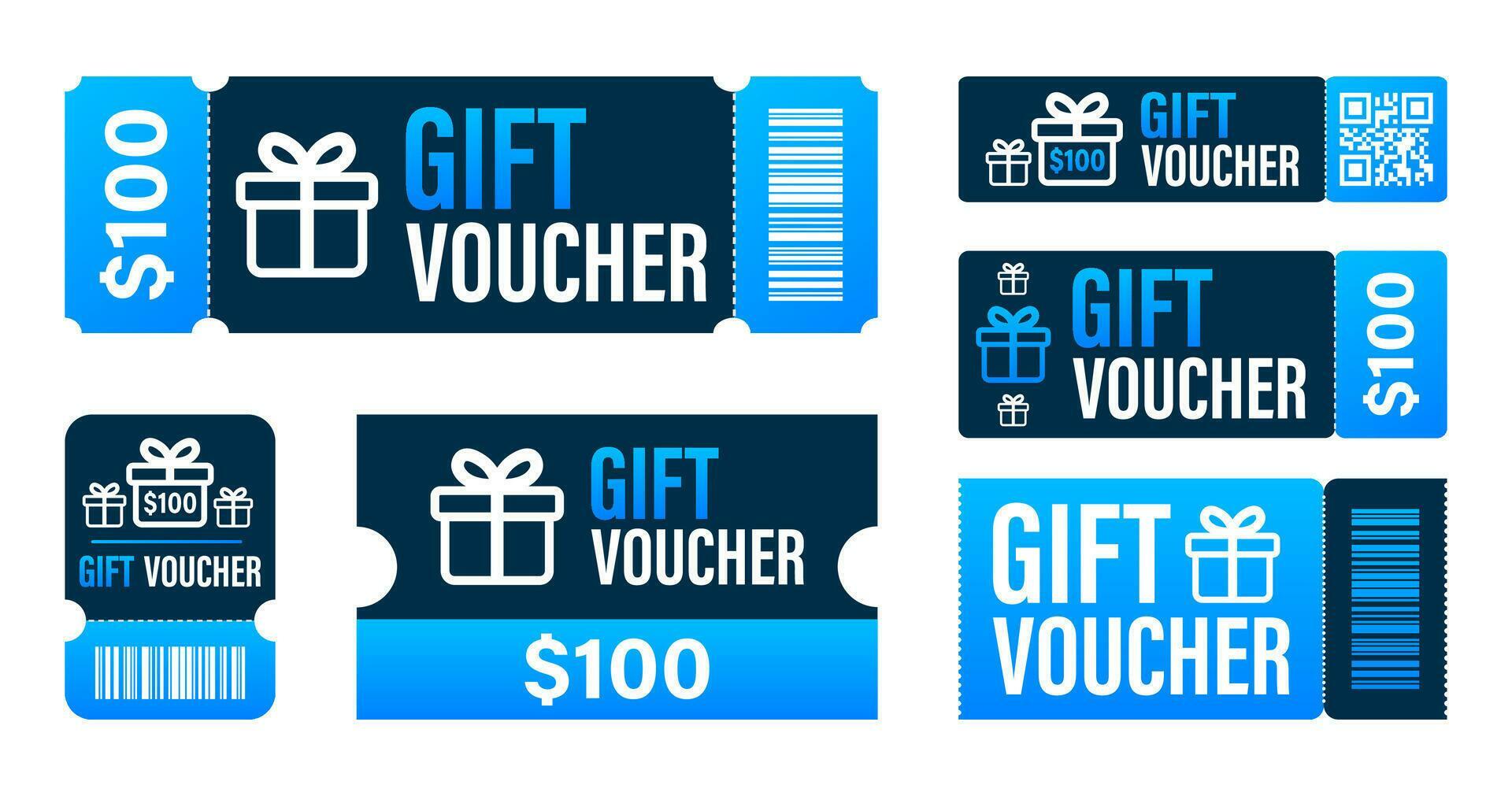 Promo code. Vector Gift Voucher with Coupon Code. Premium eGift Card ...
