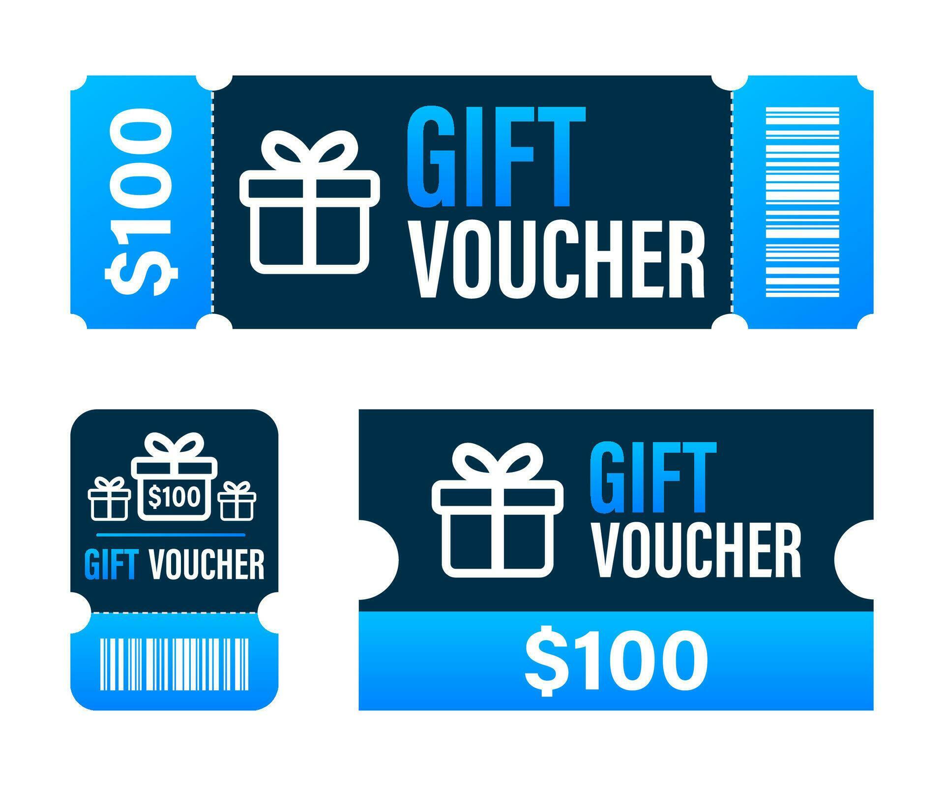 Promo code. Vector Gift Voucher with Coupon Code. Premium eGift Card ...