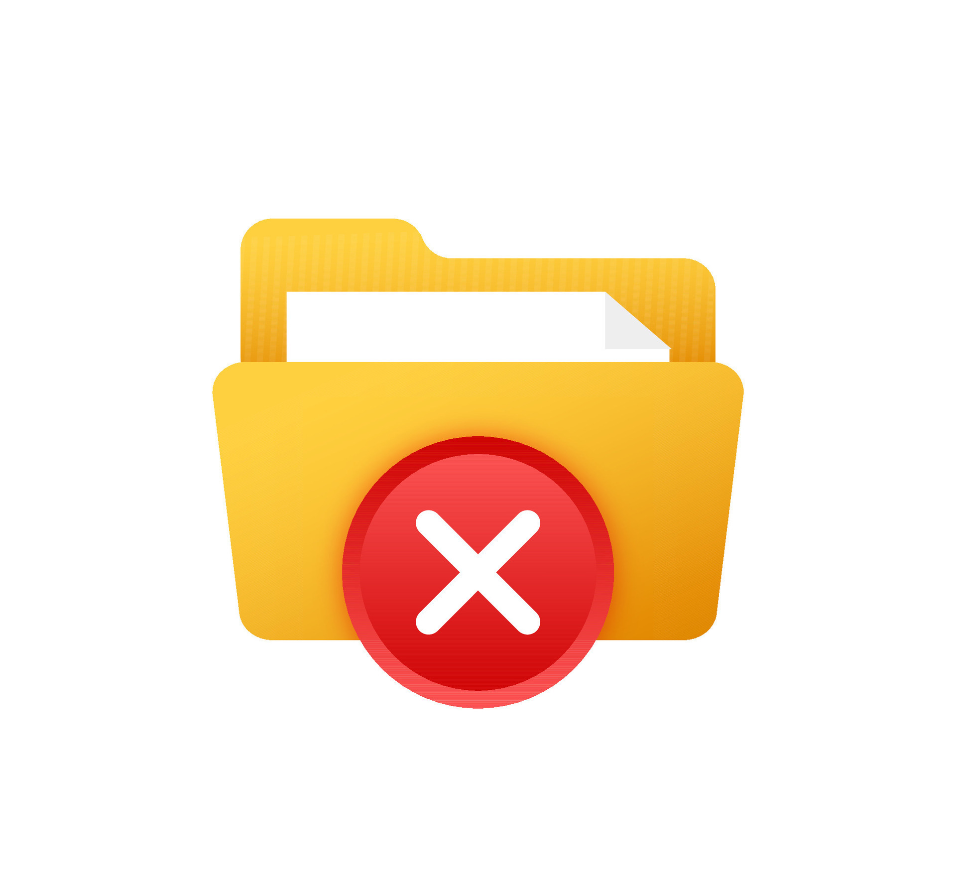 Process Delete File In Paper Remove Document Vector Stock