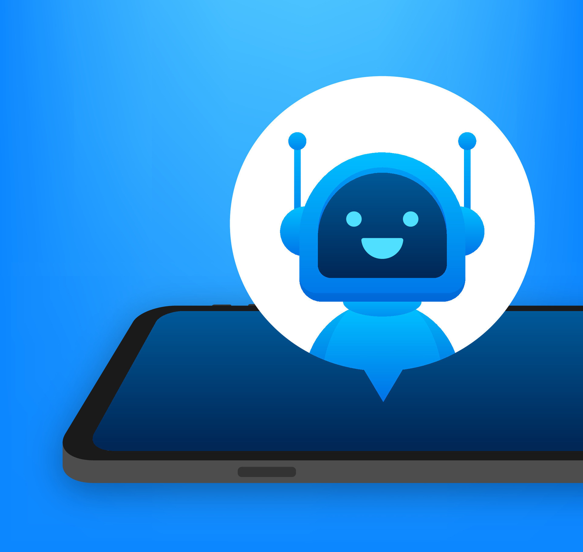 Chat Bot Using On Smartphone Robot Virtual Assistance Of Website Or