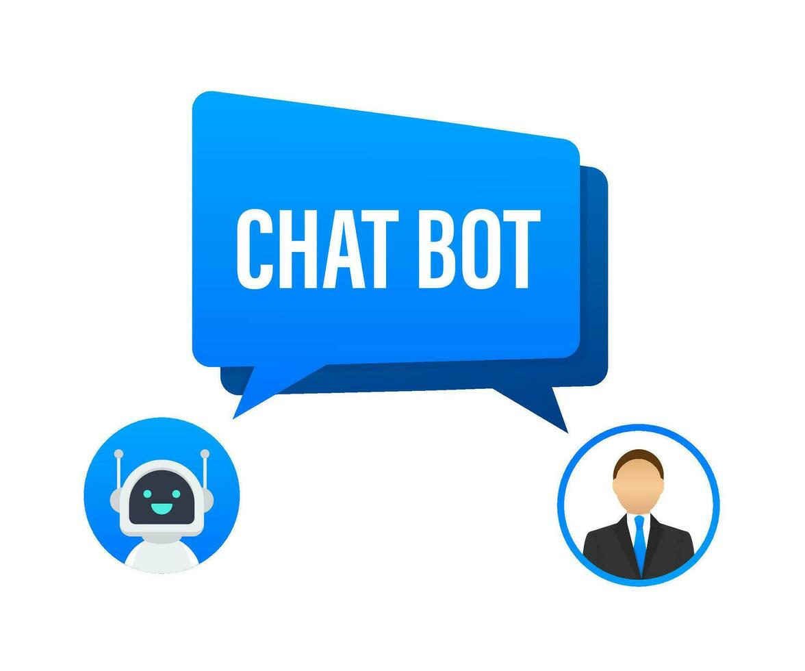 Chat Bot Using Laptop Computer Robot Virtual Assistance Of Website Or Mobile Applications