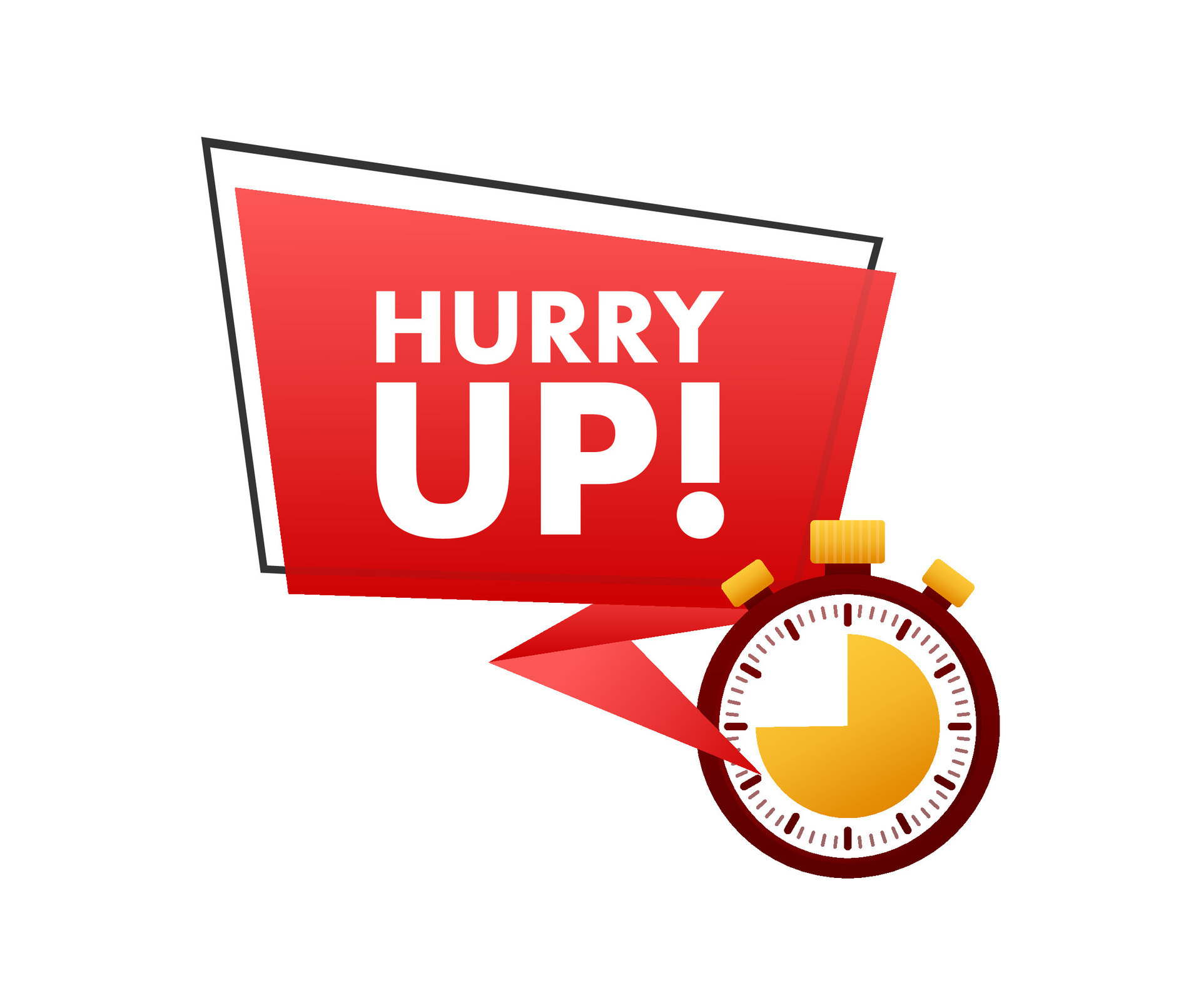 Hurry Up Label, limited offer. Countdown banner. Last minute offer ... Hurry Up Label, limited offer. Countdown banner. Last minute offer ...