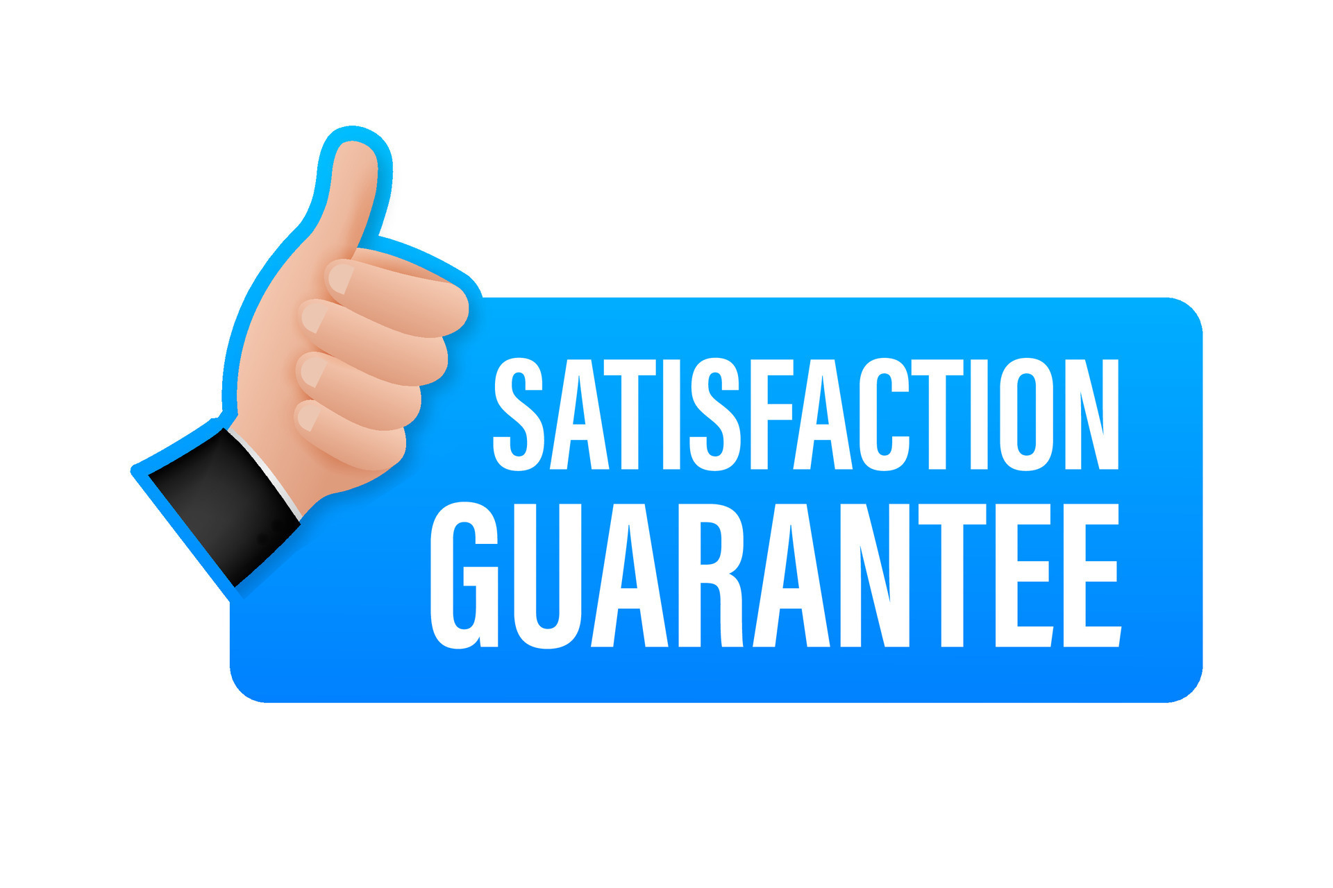 Customer satisfaction guaranteed label. Vector stock illustration ... Customer satisfaction guaranteed label. Vector stock illustration ...