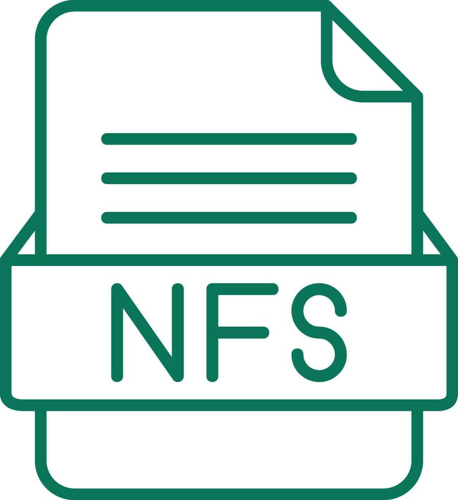 NFS File Format Vector Icon 29924215 Vector Art at Vecteezy