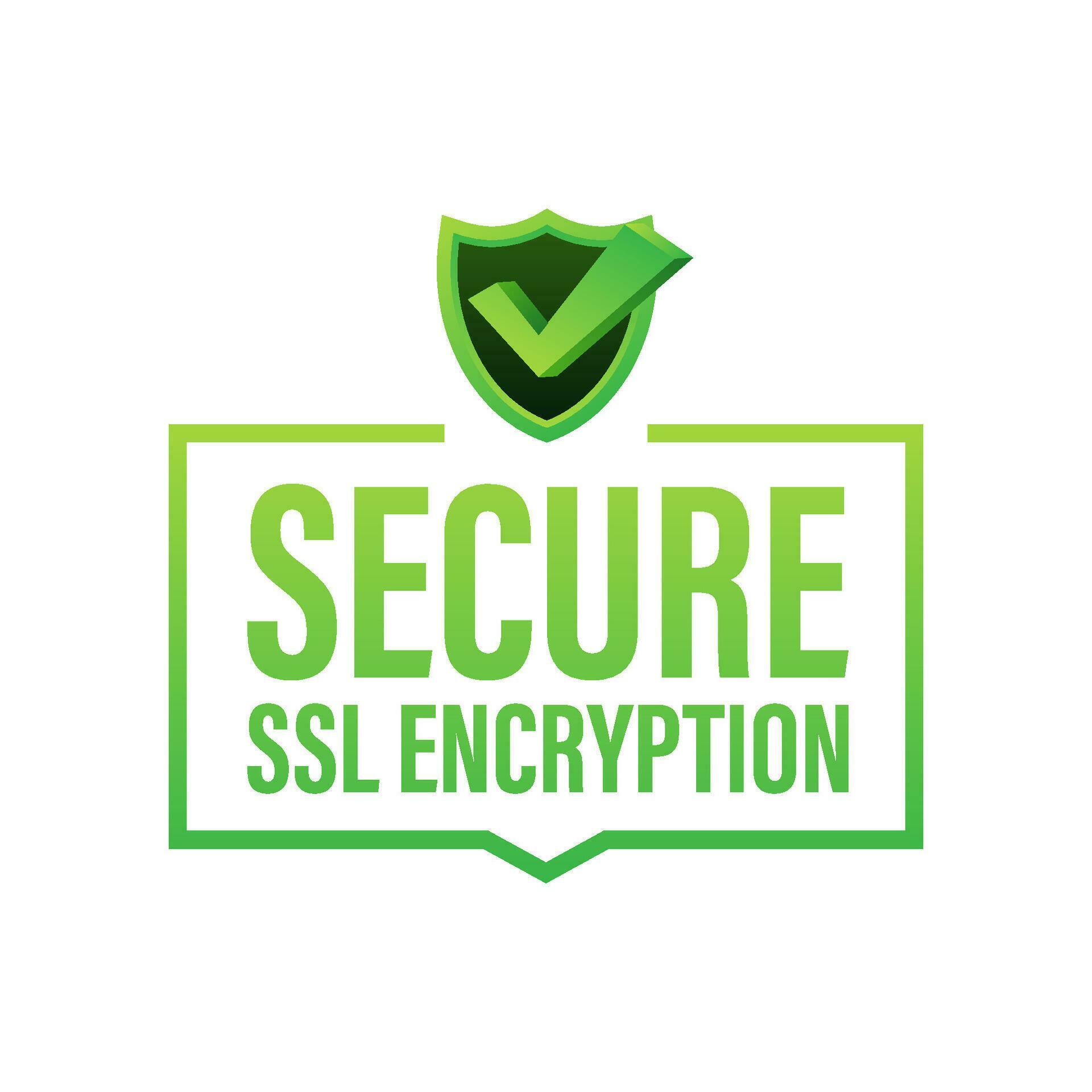 Secure connection icon vector illustration isolated on white background ...