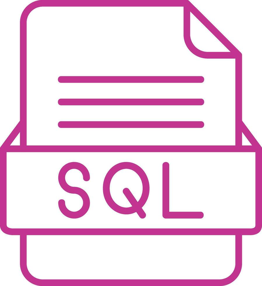 sql archivo formato vector icono 29927815 Vector en Vecteezy