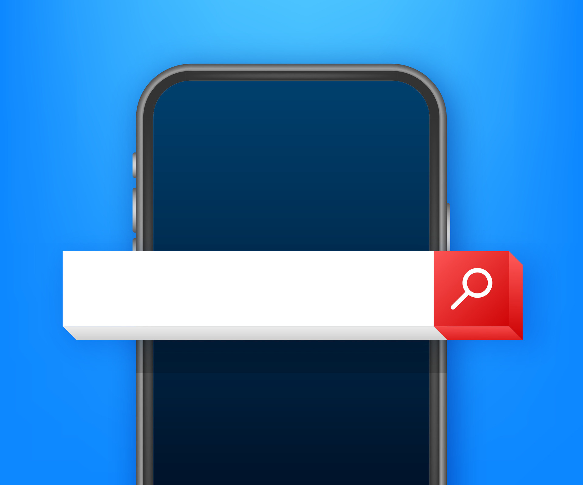 Search bar on screen vector element design, set of search boxes ui ...