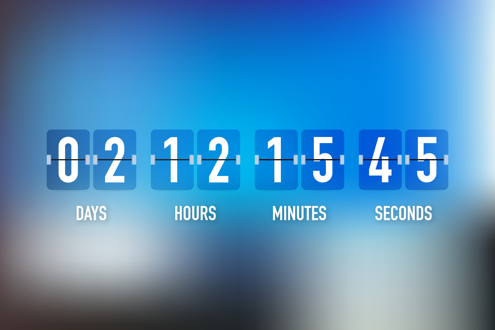 Vector Countdown Clock Counter Timer Ui App Digital Count Down Circle Board Meter With Circle