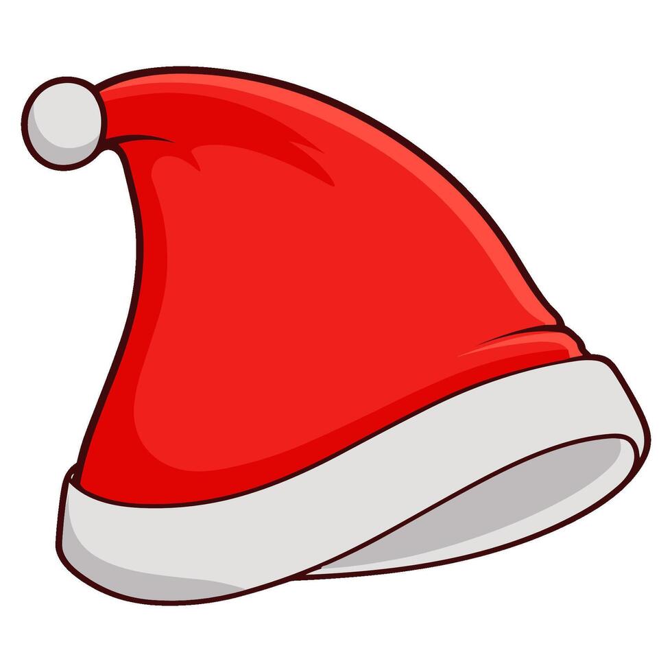 Free Santa Hat Vector Clipart Christmas Hat Illustration 29930227