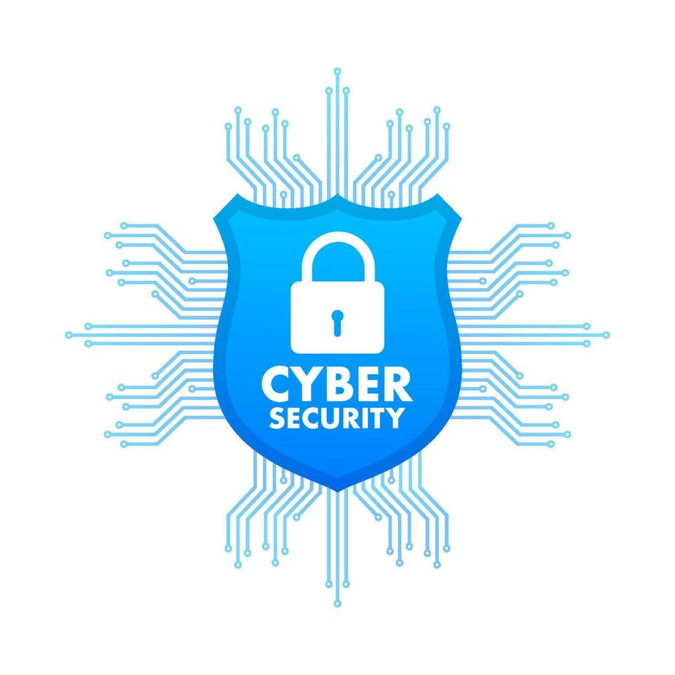 Cyber Security Vector Logo With Shield And Check Mark Security Shield