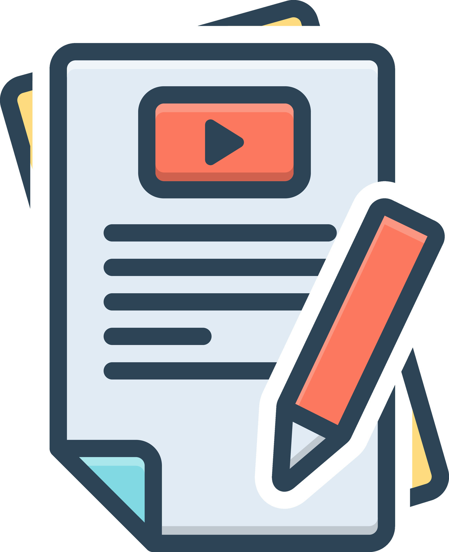 color icon for scripts 29932715 Vector Art at Vecteezy