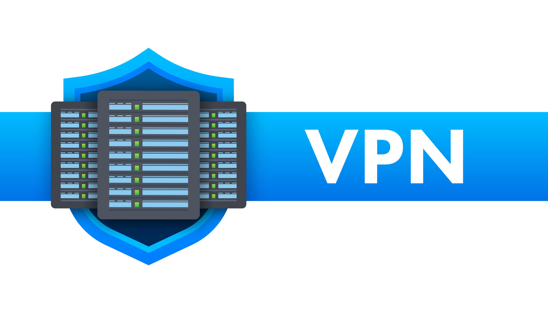Secure Vpn Connection Concept Virtual Private Network Connectivity