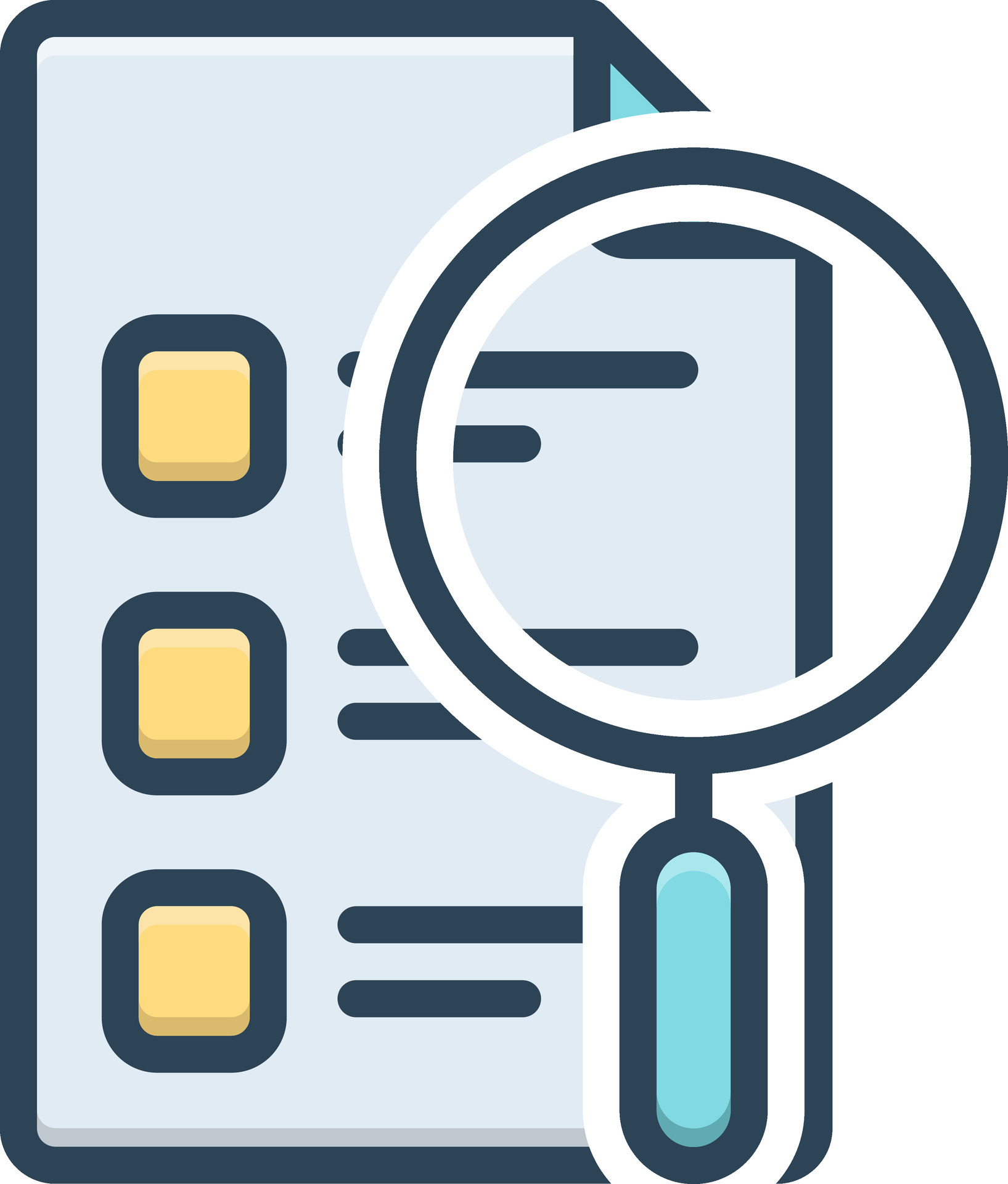 color icon for inspections 29933276 Vector Art at Vecteezy