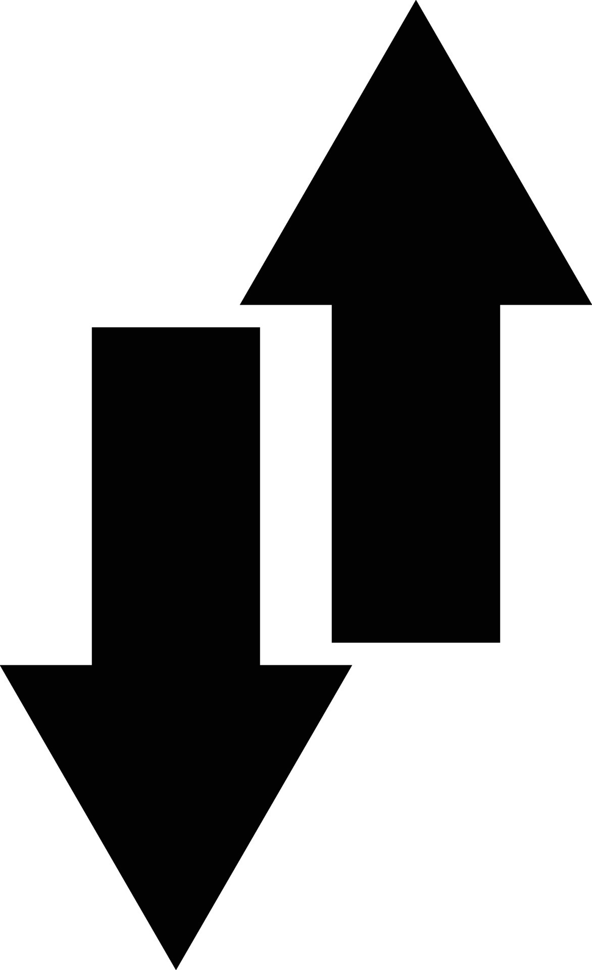 Up and down arrows icon vector isolated on white background 29933944 Vector Art at Vecteezy