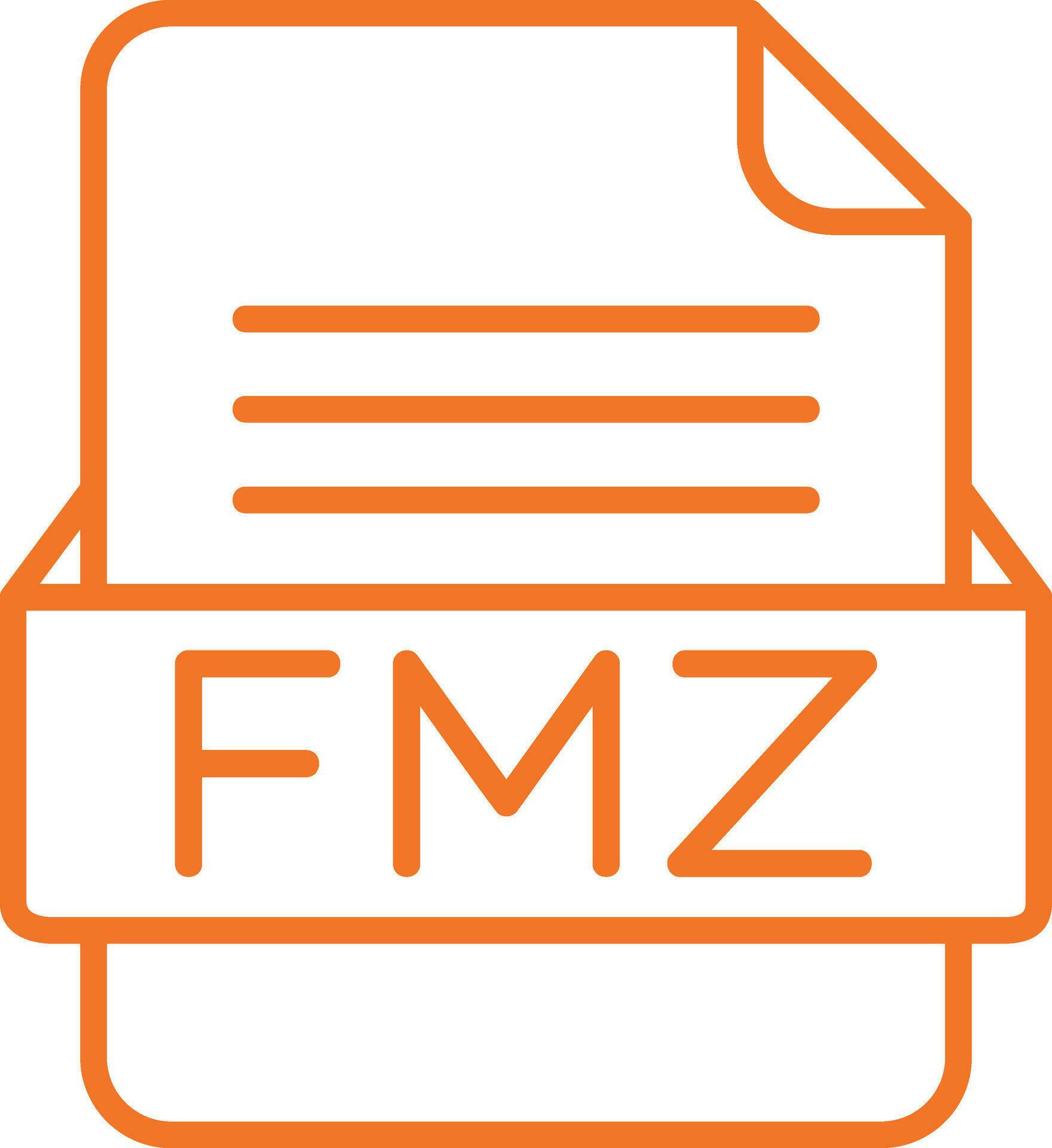 Fmz File Format Vector Icon 29936821 Vector Art At Vecteezy