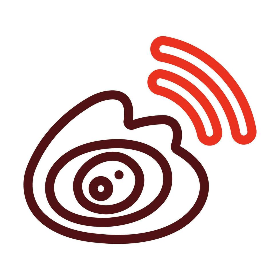 Sina Weibo Vector Thick Line Two Color Icons For Personal And ...