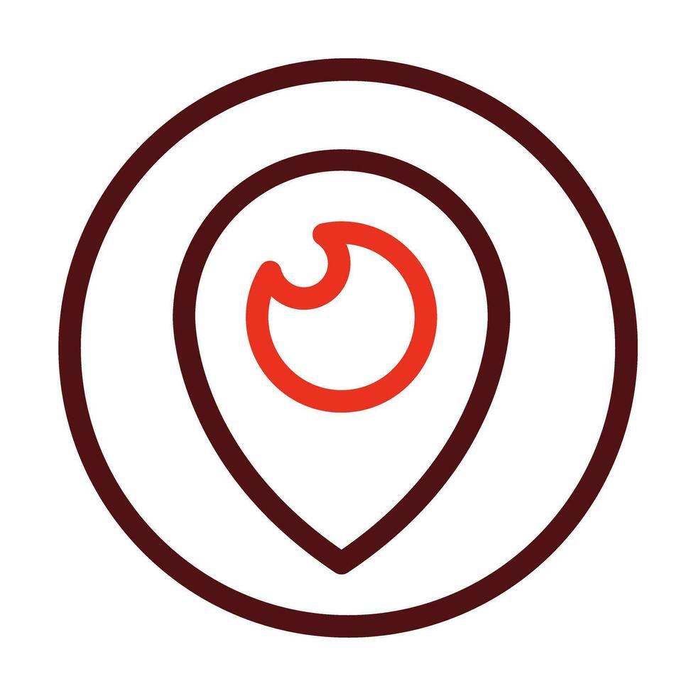 Periscope Vector Thick Line Two Color Icons For Personal And Commercial ...