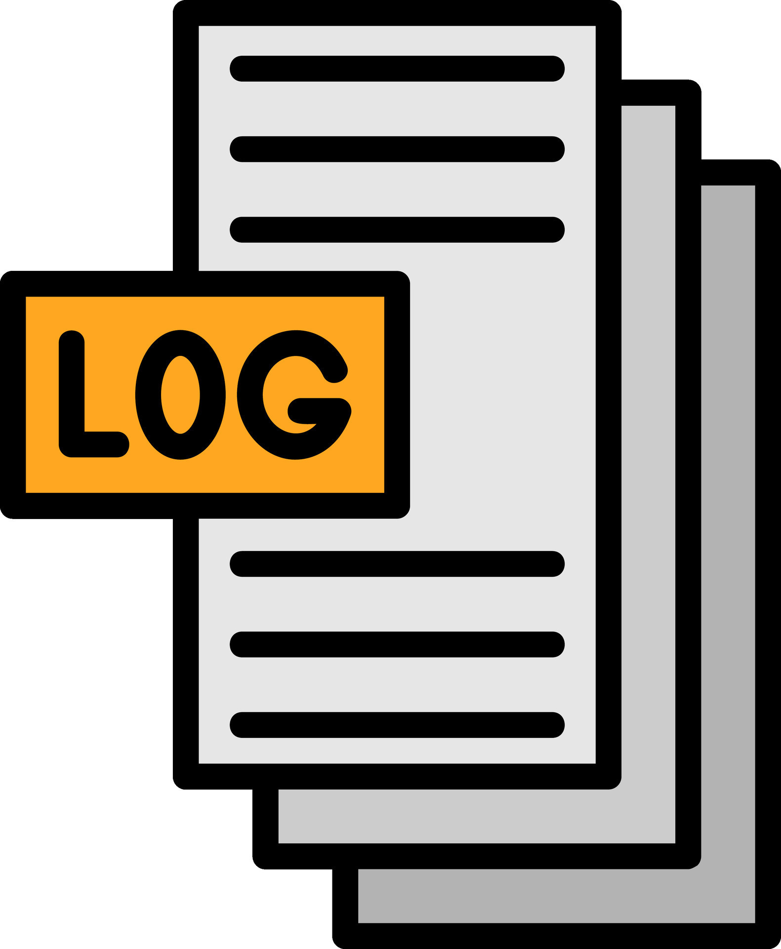 System Logs Vector Icon Design 29939980 Vector Art at Vecteezy