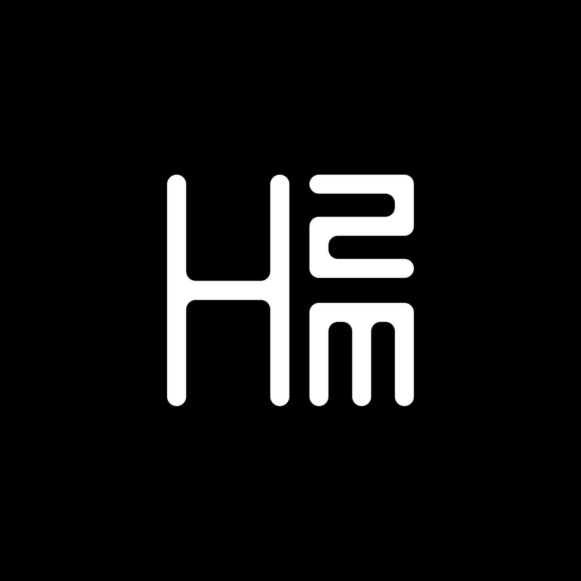 HZM letter logo vector design, HZM simple and modern logo. HZM luxurious alphabet design ...