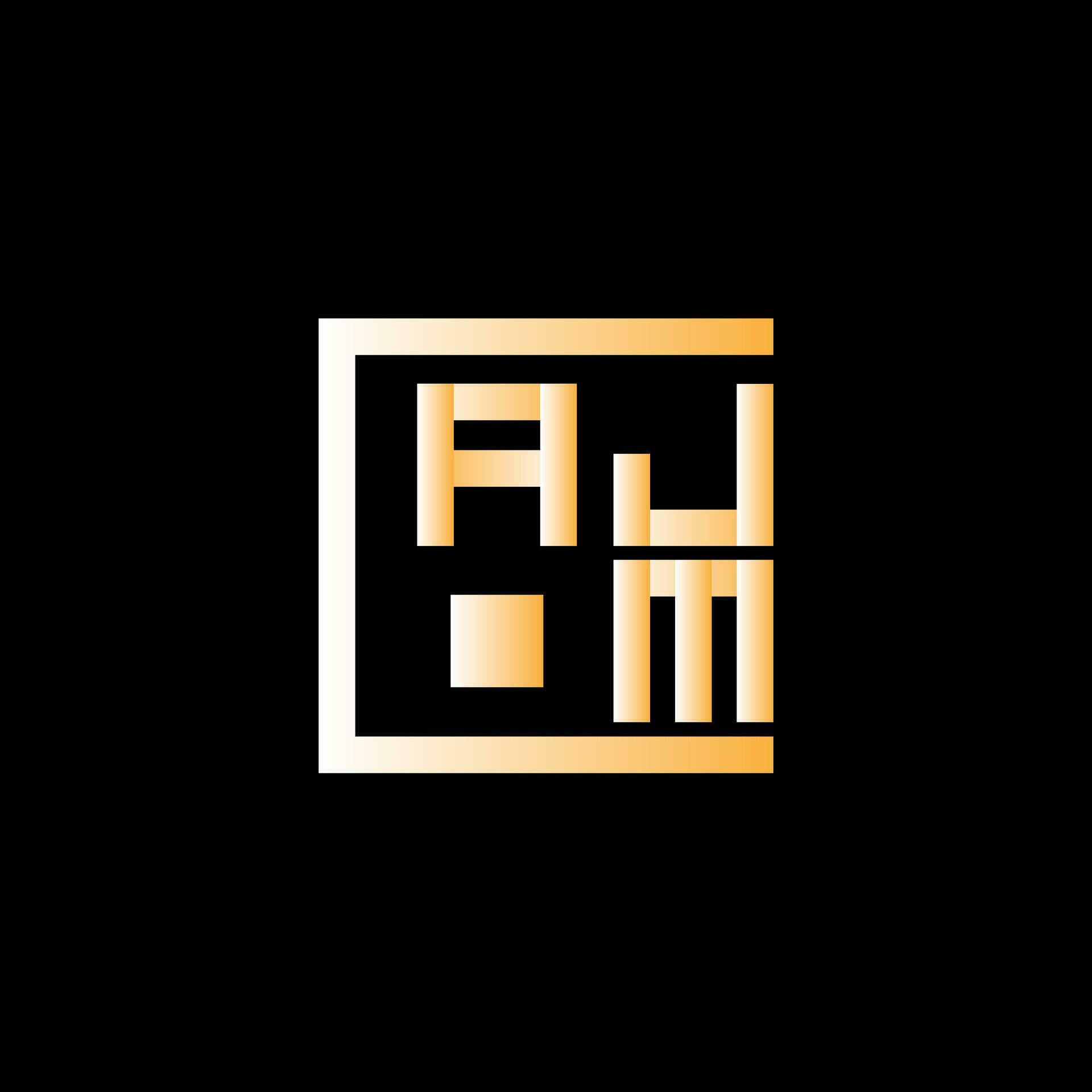 AJM letter logo vector design, AJM simple and modern logo. AJM luxurious alphabet design ...