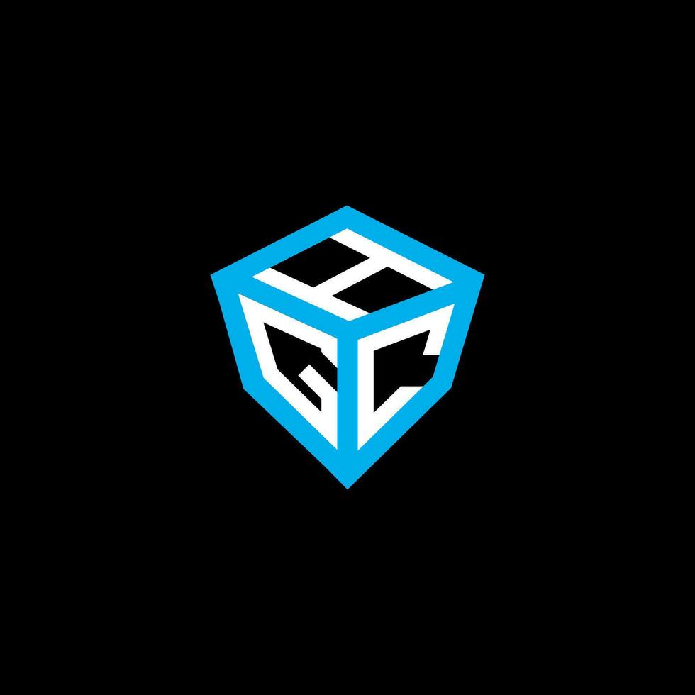 HGC letter logo vector design, HGC simple and modern logo. HGC luxurious alphabet design ...