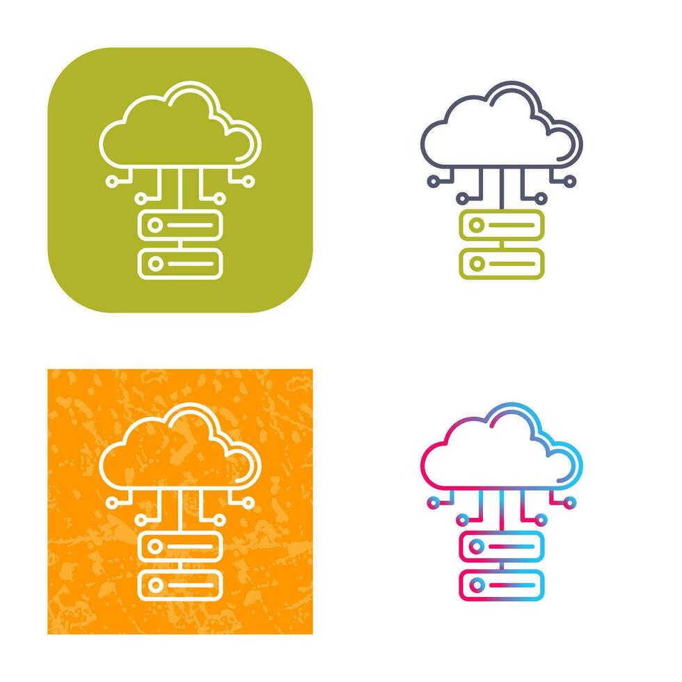 Cloud Database Vector Icon 29963957 Vector Art at Vecteezy