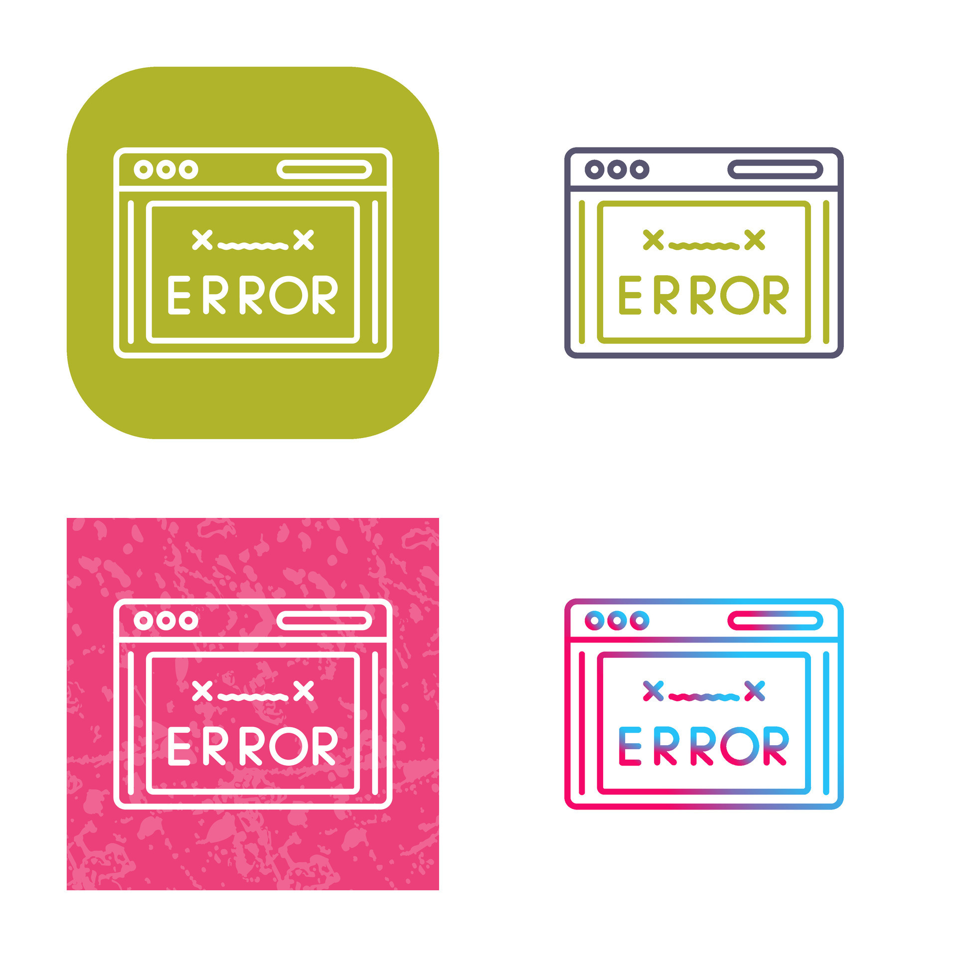 icono de vector de código de error 29964441 Vector en Vecteezy