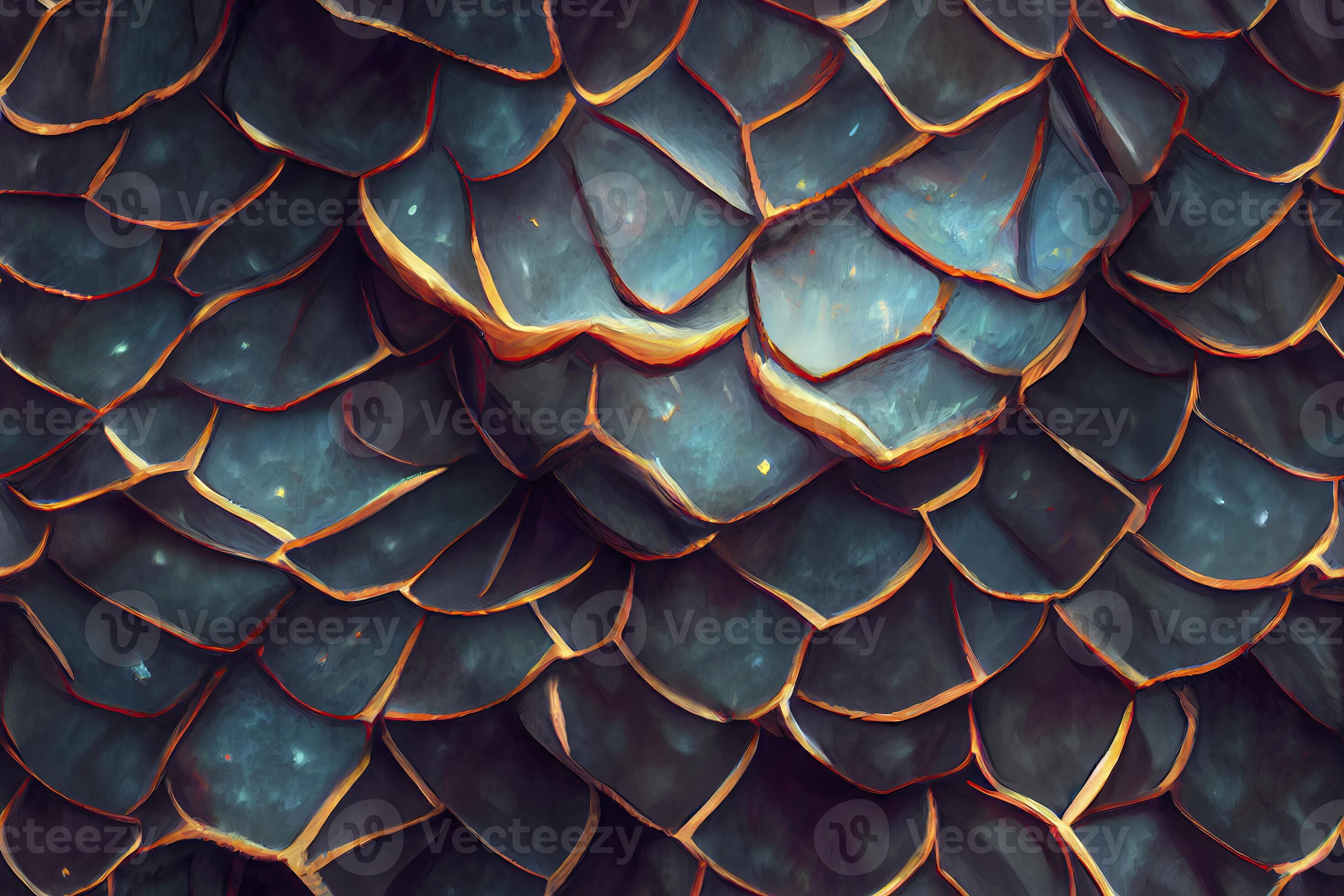 Dragon Scale Seamless Pattern for FantasyThemed Designs 29970540 Stock ...