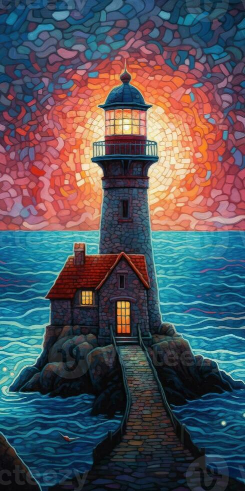Neo-Impressionist Coastal Landscape Painting 29972808 Stock Photo at ... Neo-Impressionist Coastal Landscape Painting 29972808 Stock Photo at ...