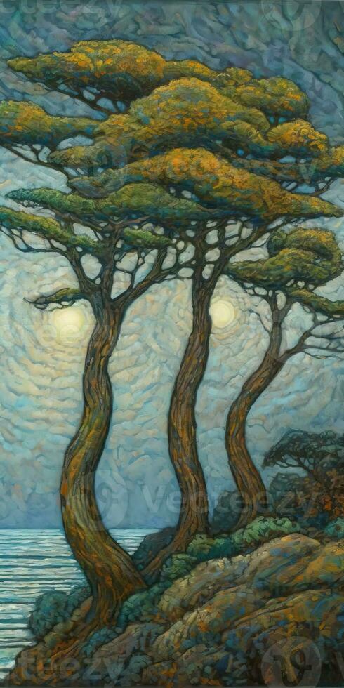 Neo-Impressionist Coastal Landscape Painting 29972816 Stock Photo at ... Neo-Impressionist Coastal Landscape Painting 29972816 Stock Photo at ...