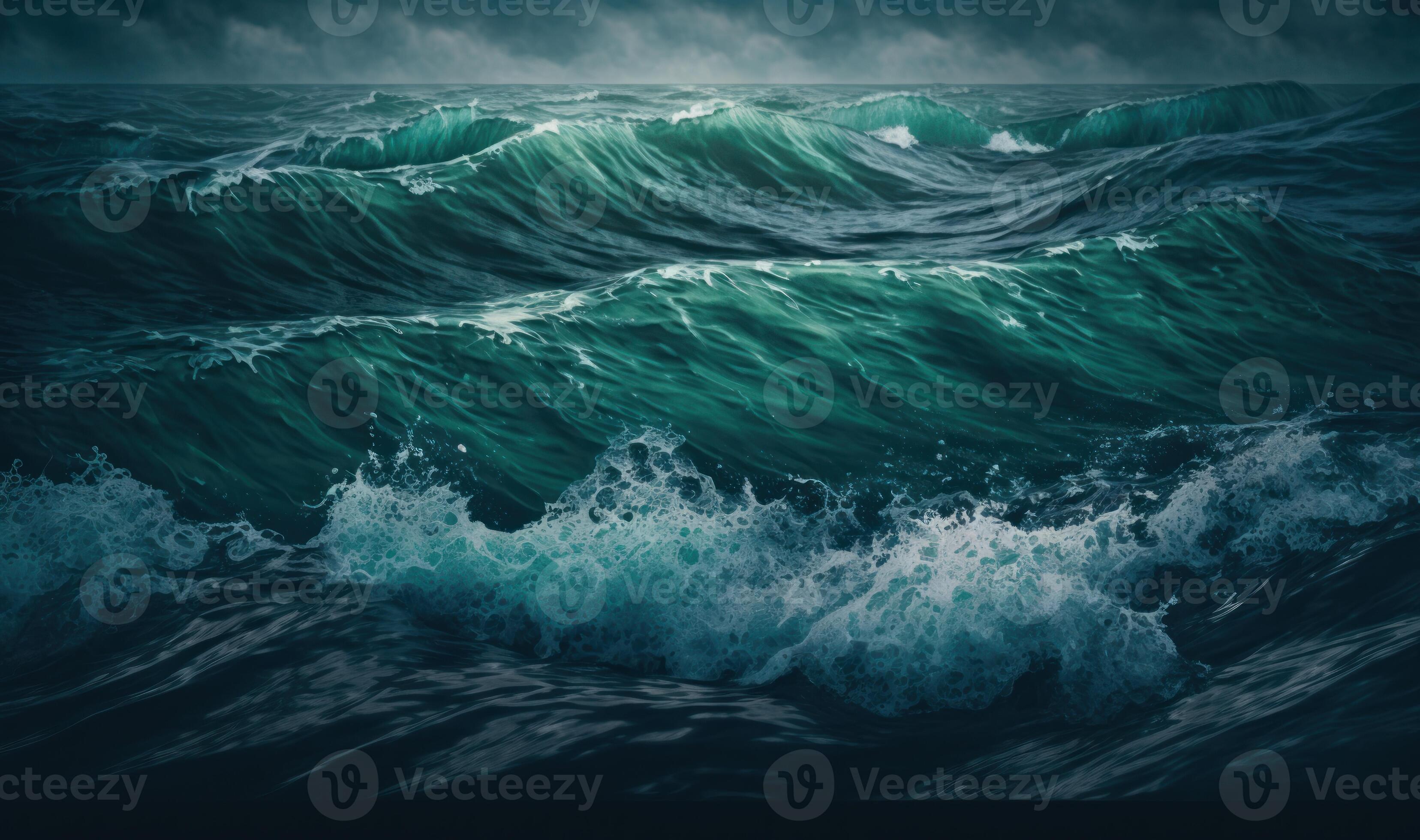Ethereal Deep Sea Waves Texture for Professional Backgrounds 29978966 ...