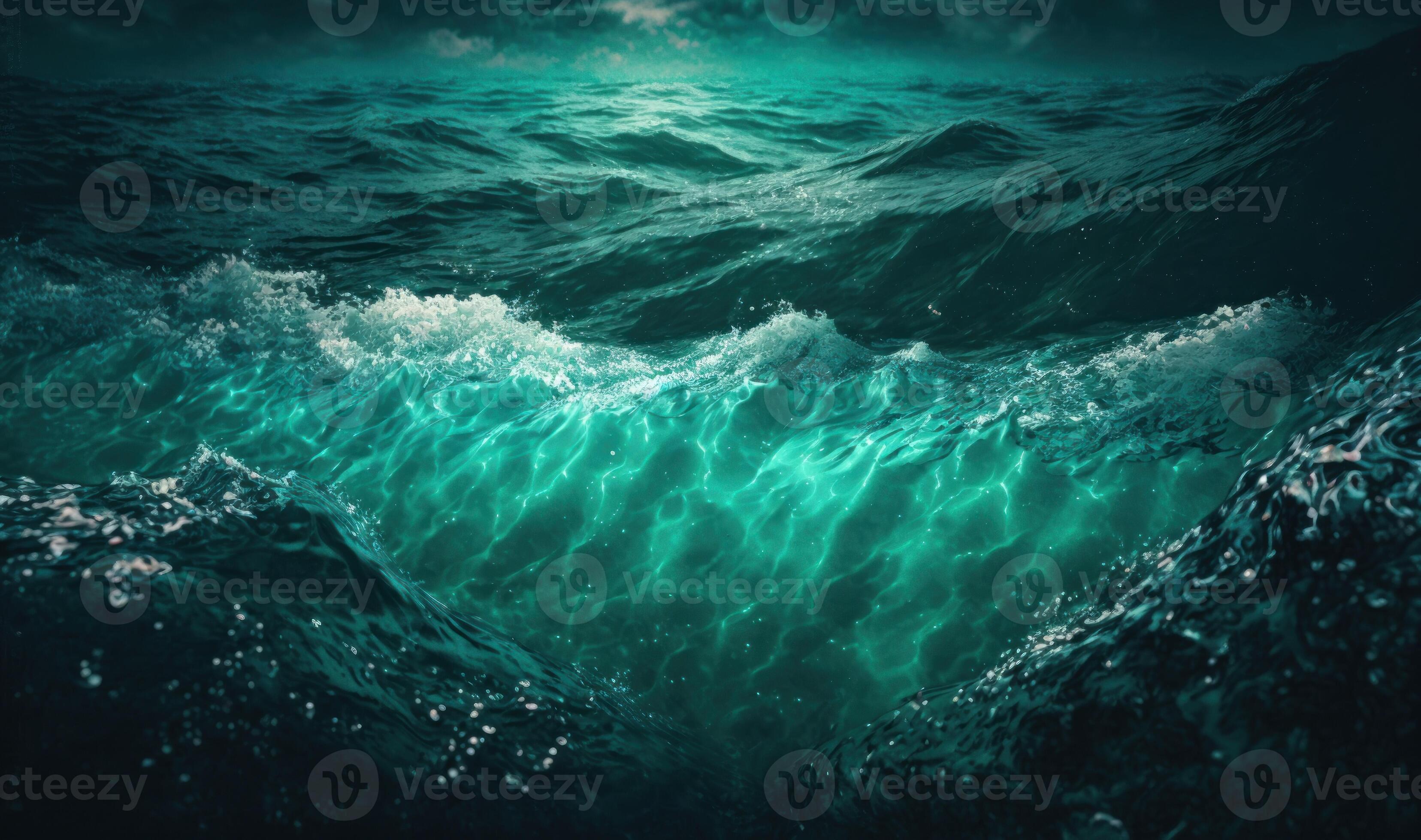 Ethereal Deep Sea Waves Texture for Professional Backgrounds 29978976 ...