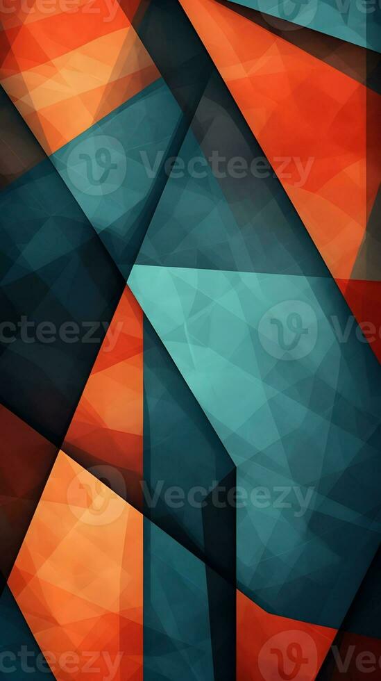 Contemporary Abstract Design With Bold Angular Shapes Ai Generated